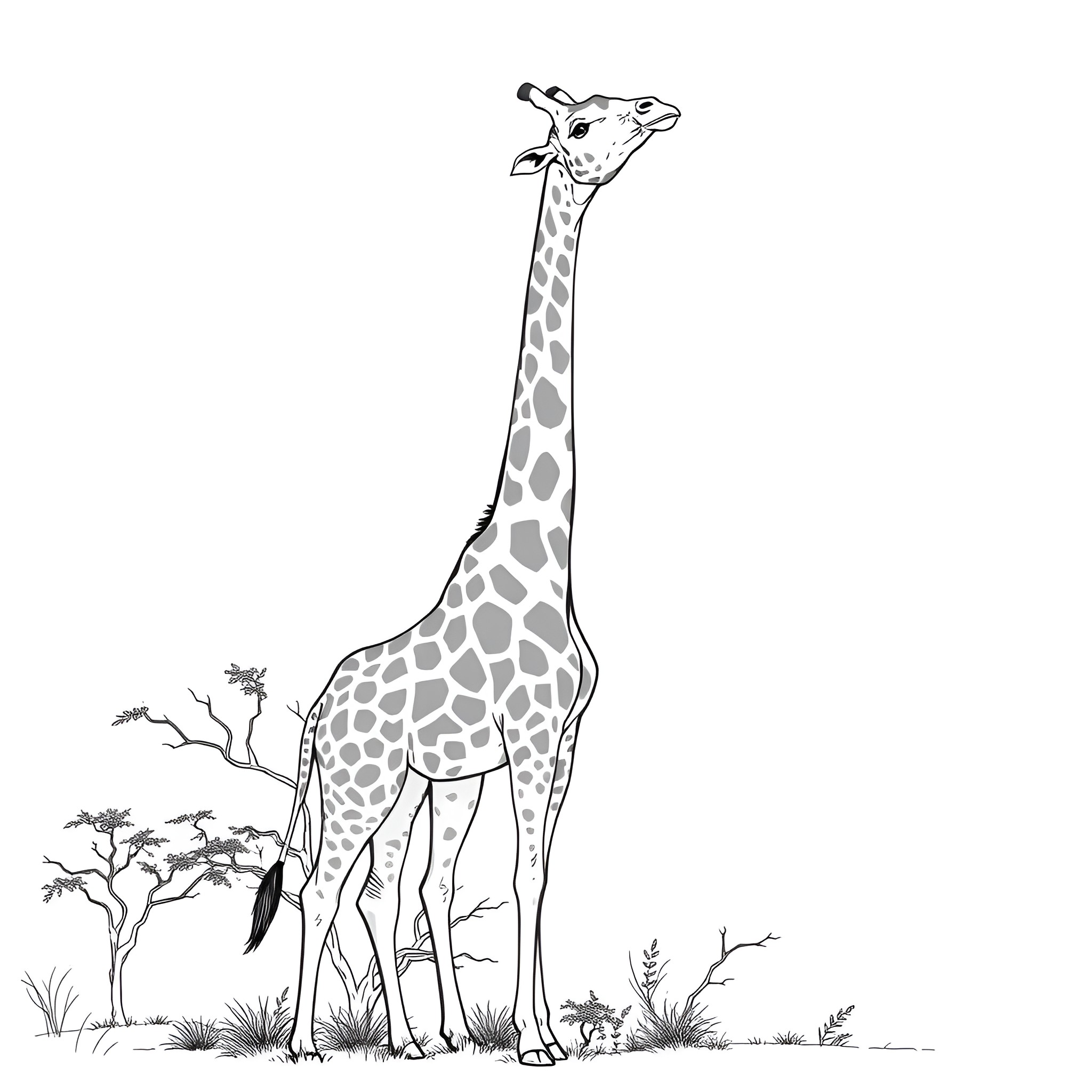 32 Best Giraffe Coloring Pages (Free Printable PDFs)