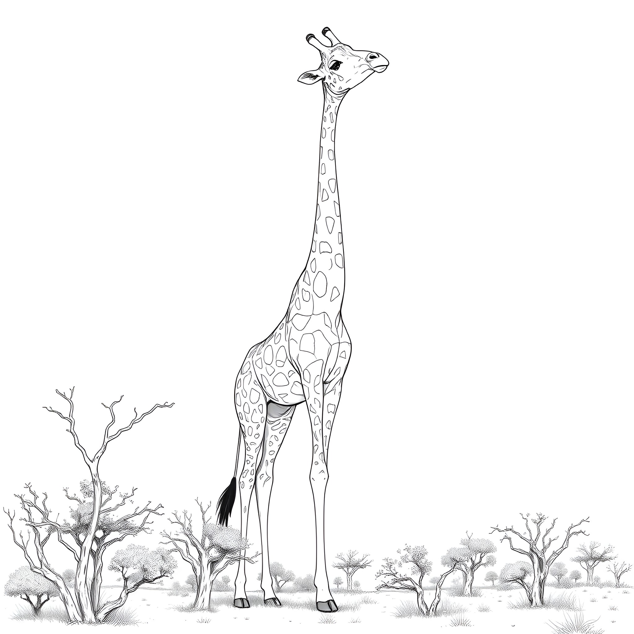 47 Best Giraffe Coloring Pages (Free Printable PDFs)