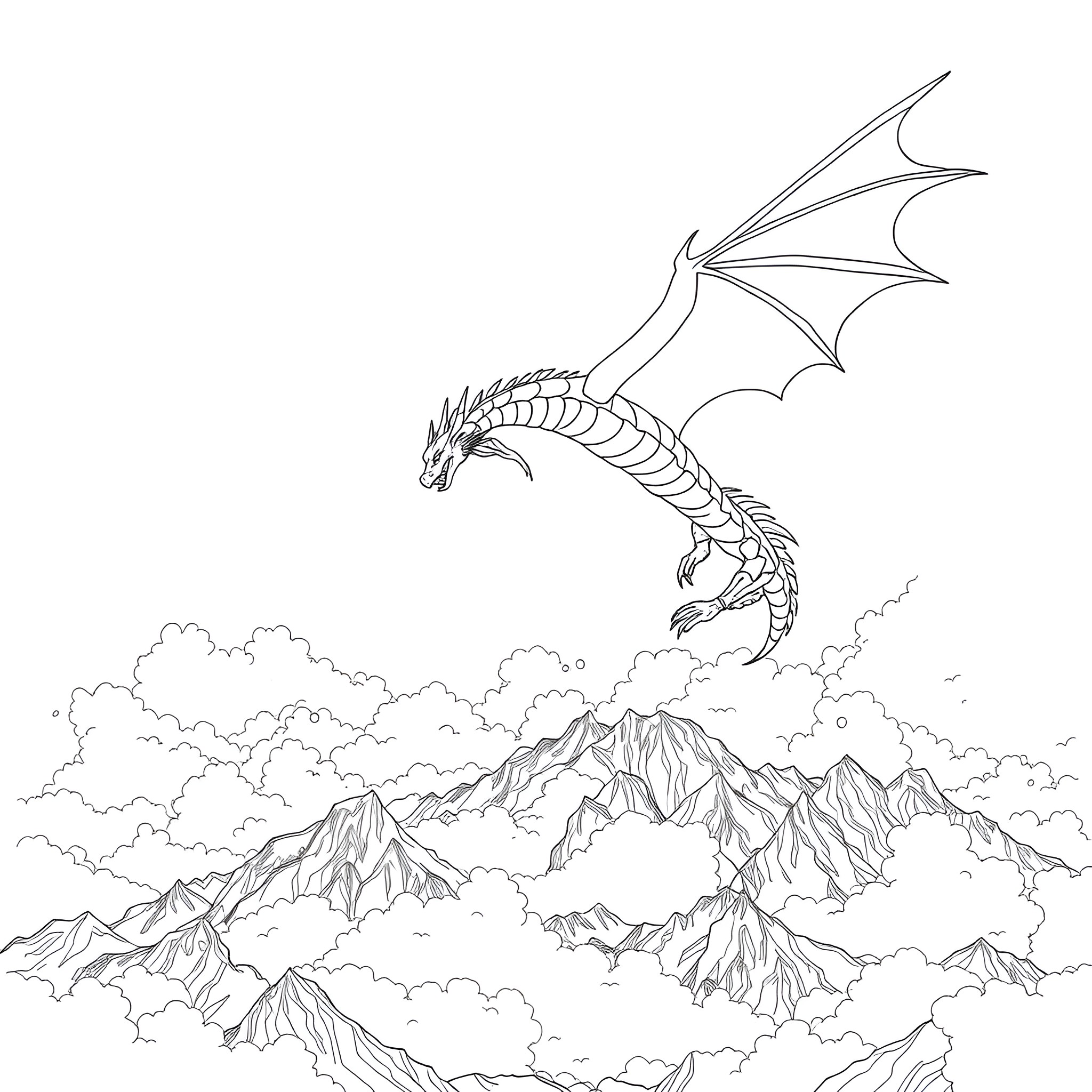 Best Dragon Coloring Pages (Free Printable PDF)