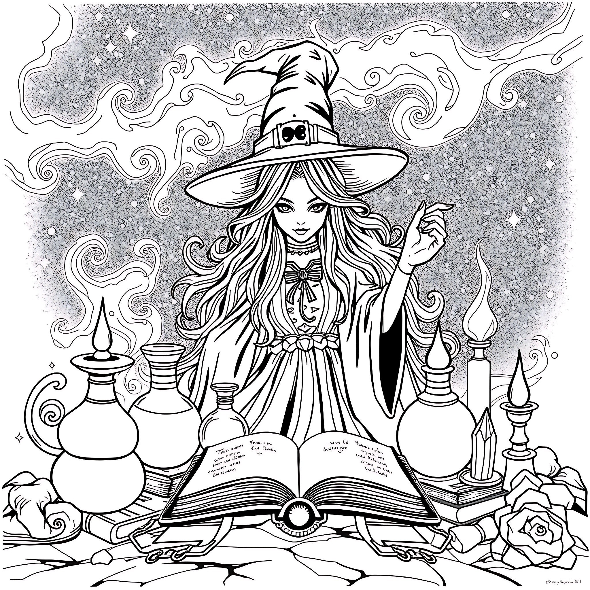 Best Witch Coloring Pages (Free Printable PDF)