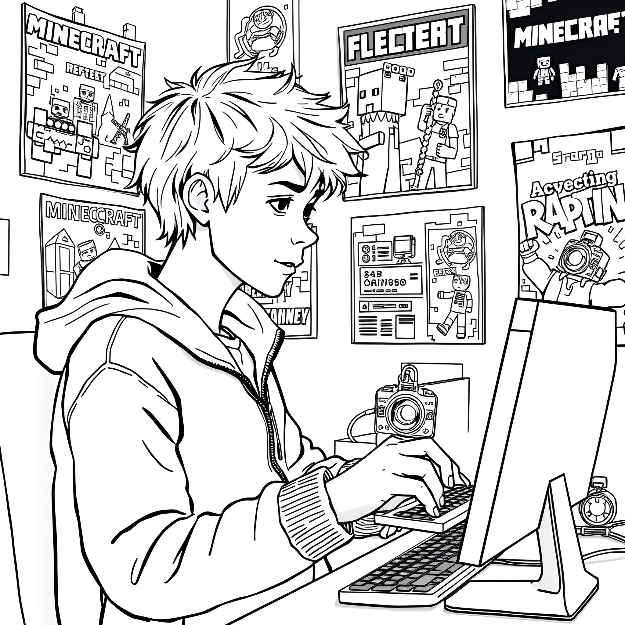 152 Best Boy Coloring Pages (Free Printable PDFs)