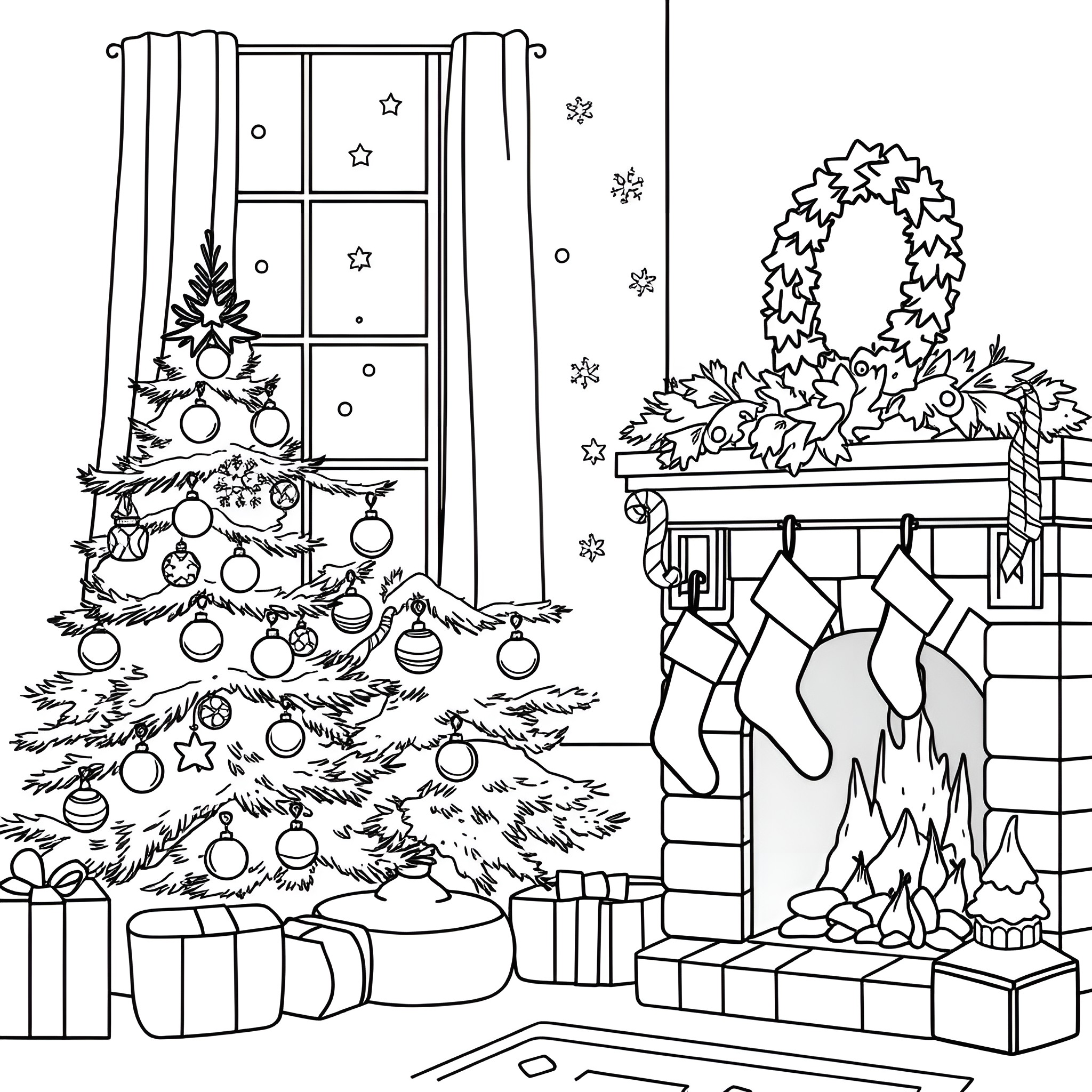 Best Christmas Coloring Pages (Free Printable PDF)