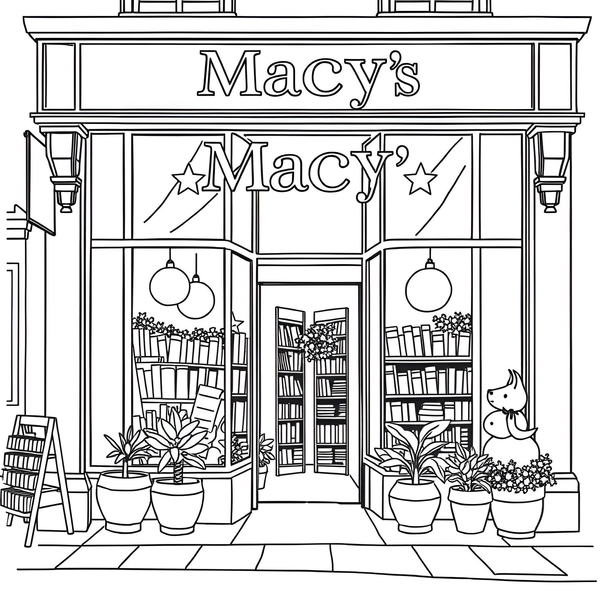 Best Bookstore Coloring Pages (Free Printable PDF)