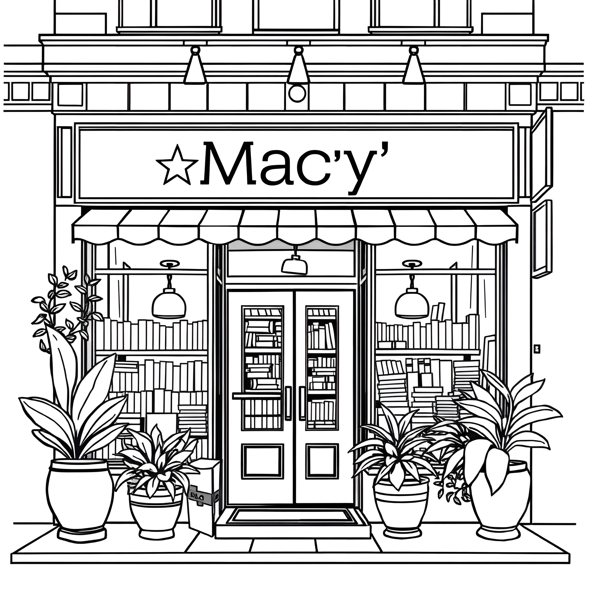 Best Bookstore Coloring Pages (Free Printable PDF)