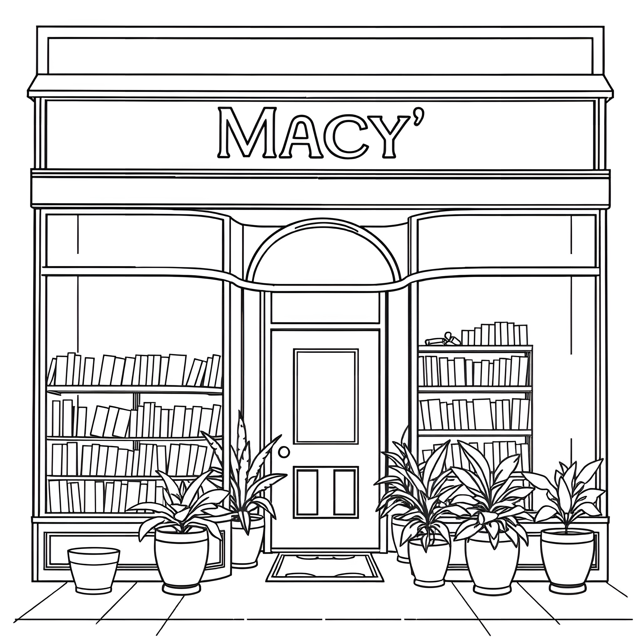 Best Bookstore Coloring Pages (Free Printable PDF)