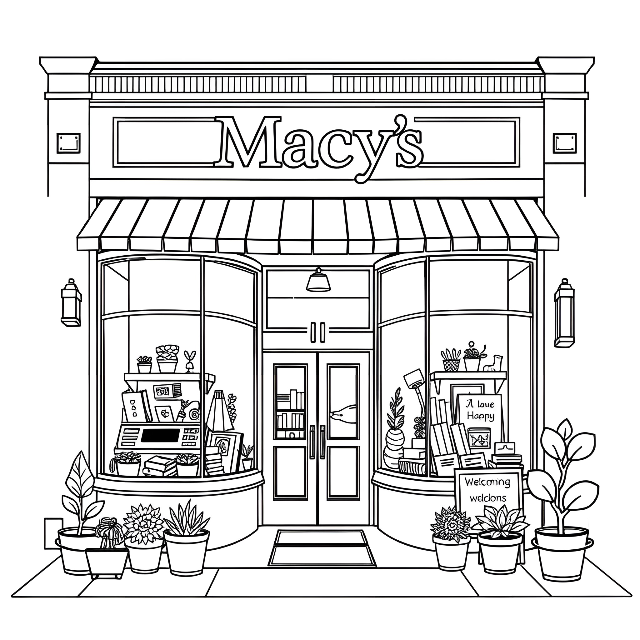 Best Bookstore Coloring Pages (Free Printable PDF)