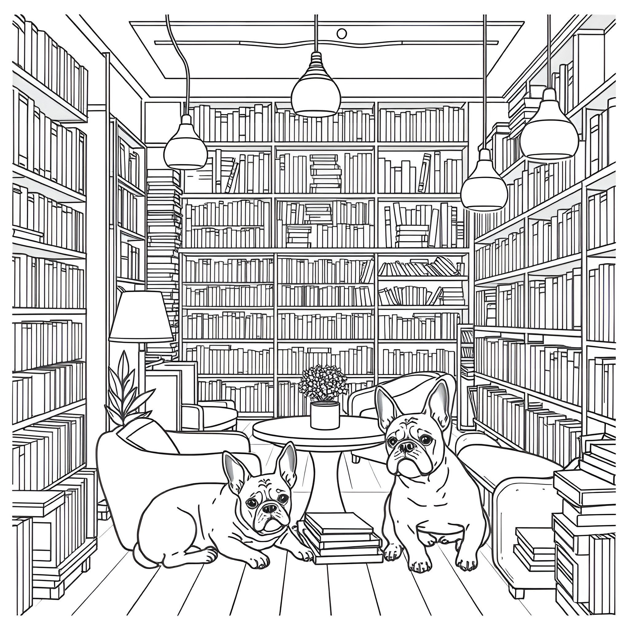 Best Bookstore Coloring Pages (Free Printable PDF)