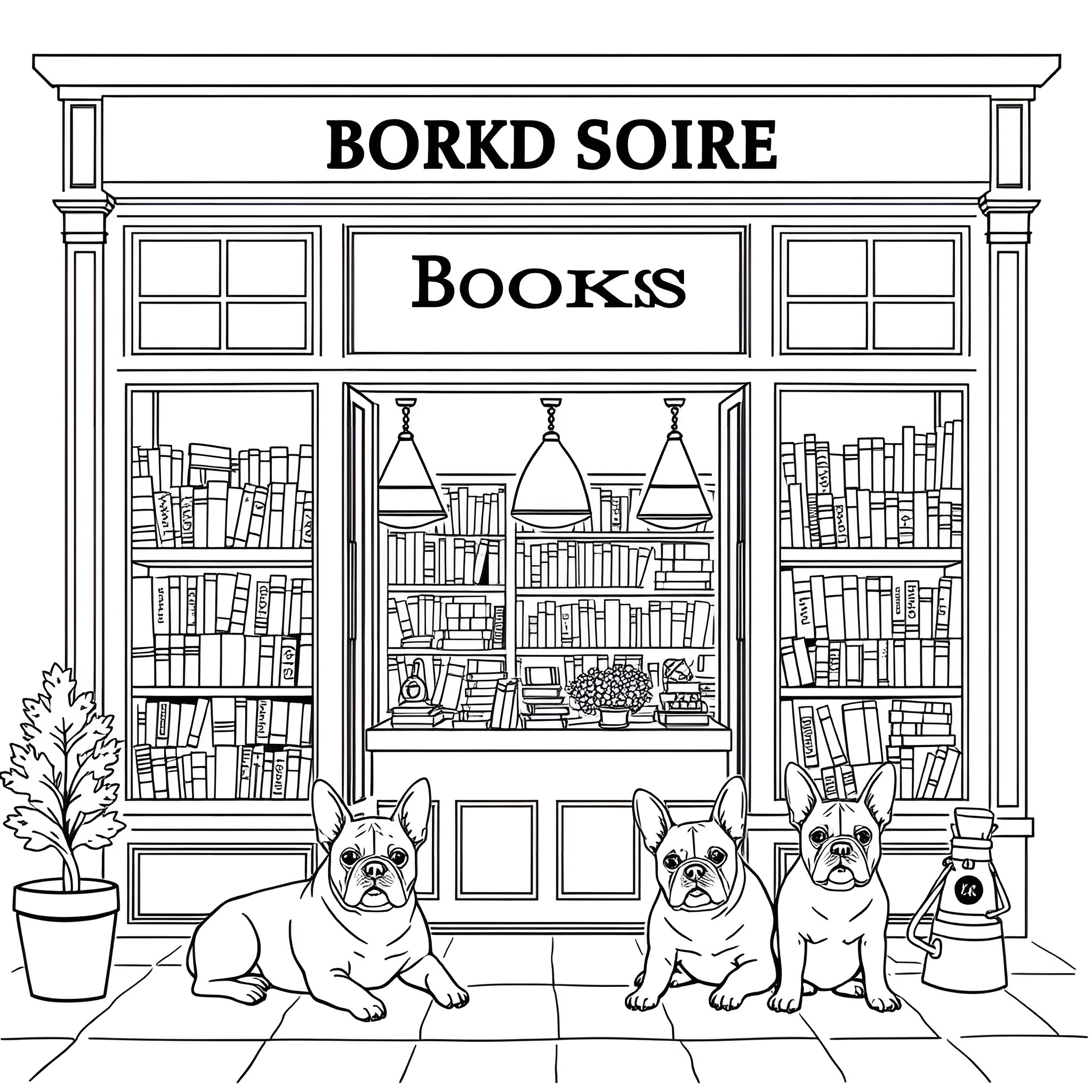 Best Bookstore Coloring Pages (Free Printable PDF)