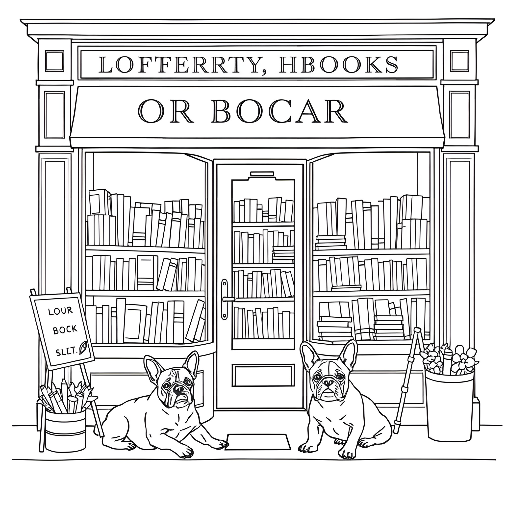 Best Bookstore Coloring Pages (Free Printable PDF)
