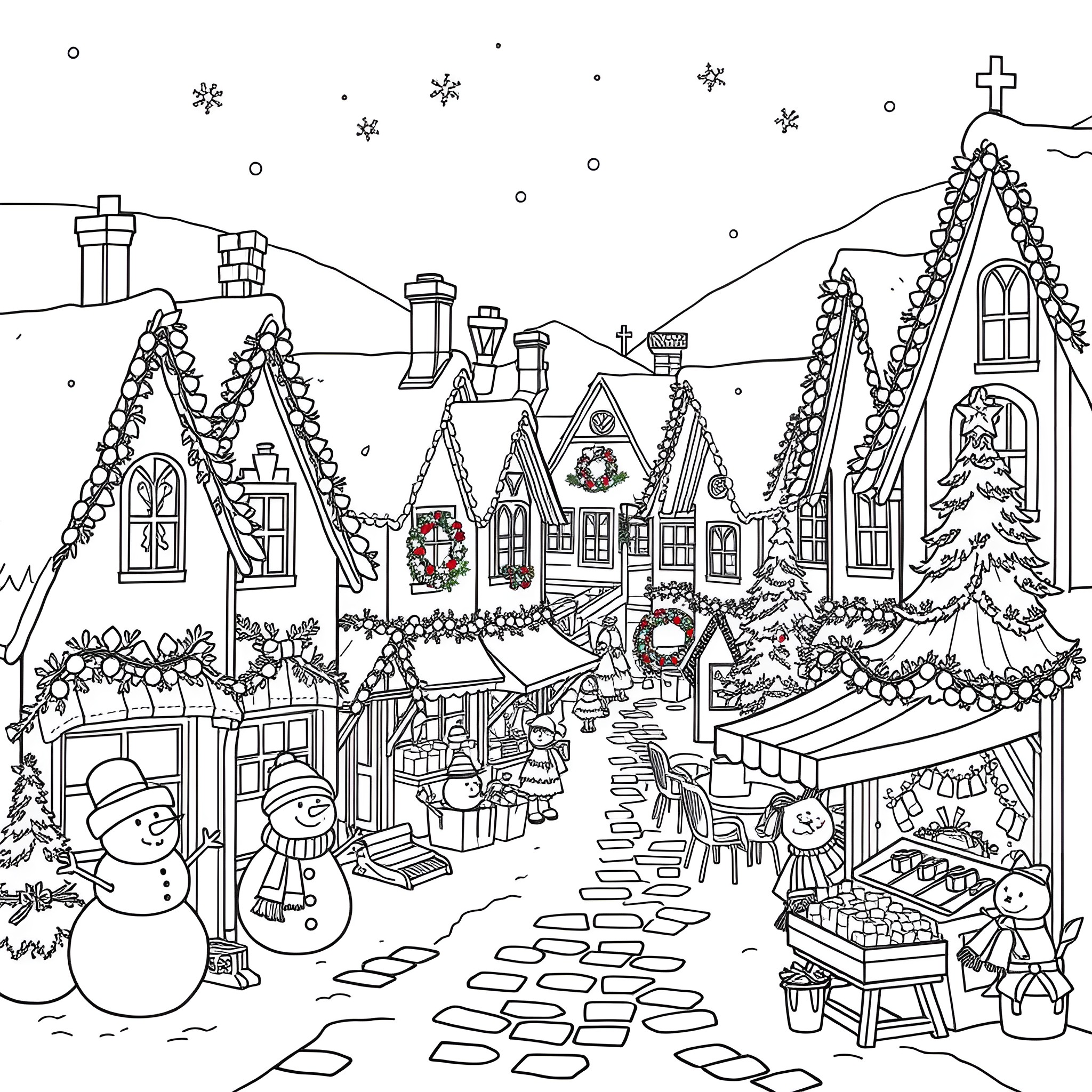 Best Village Coloring Pages (Free Printable PDF)
