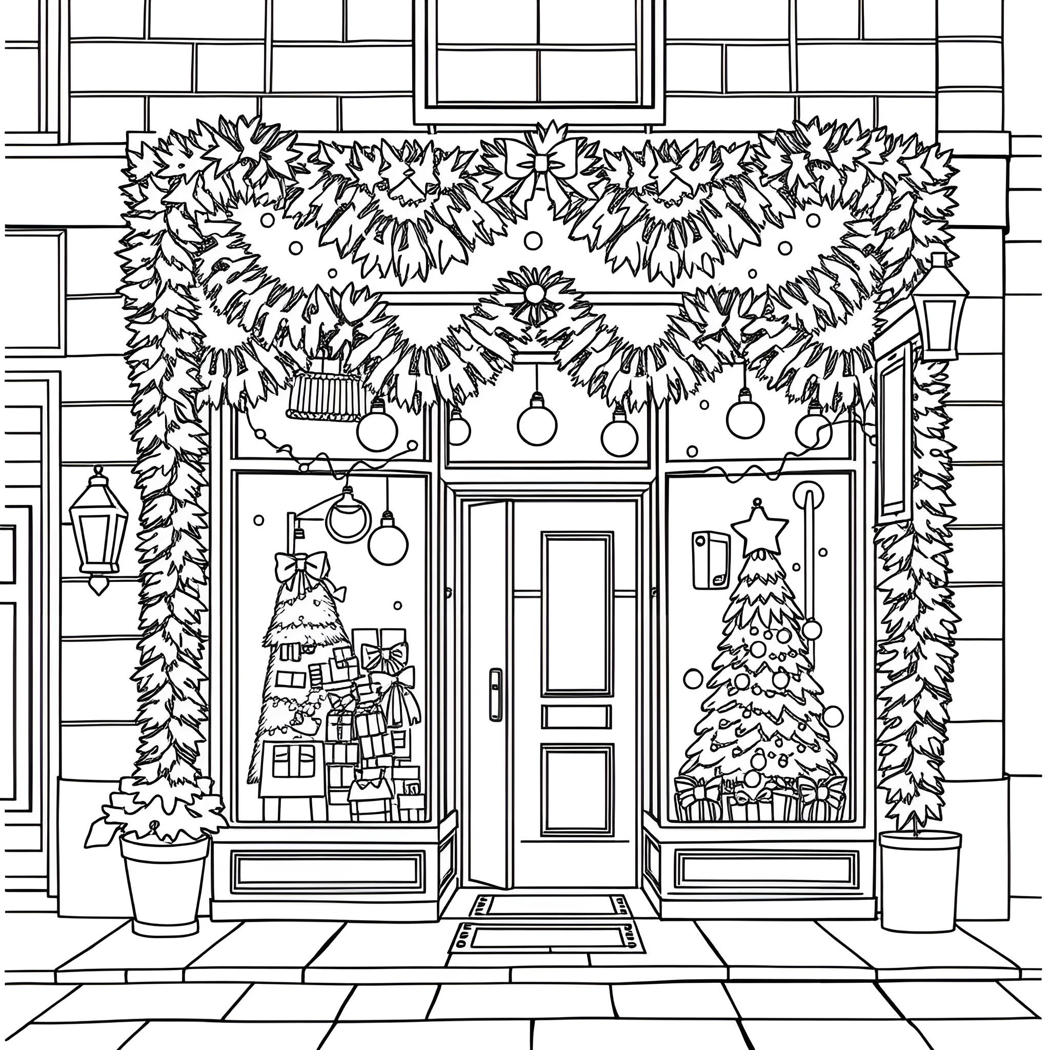 Best Storefront Coloring Pages (Free Printable PDF)