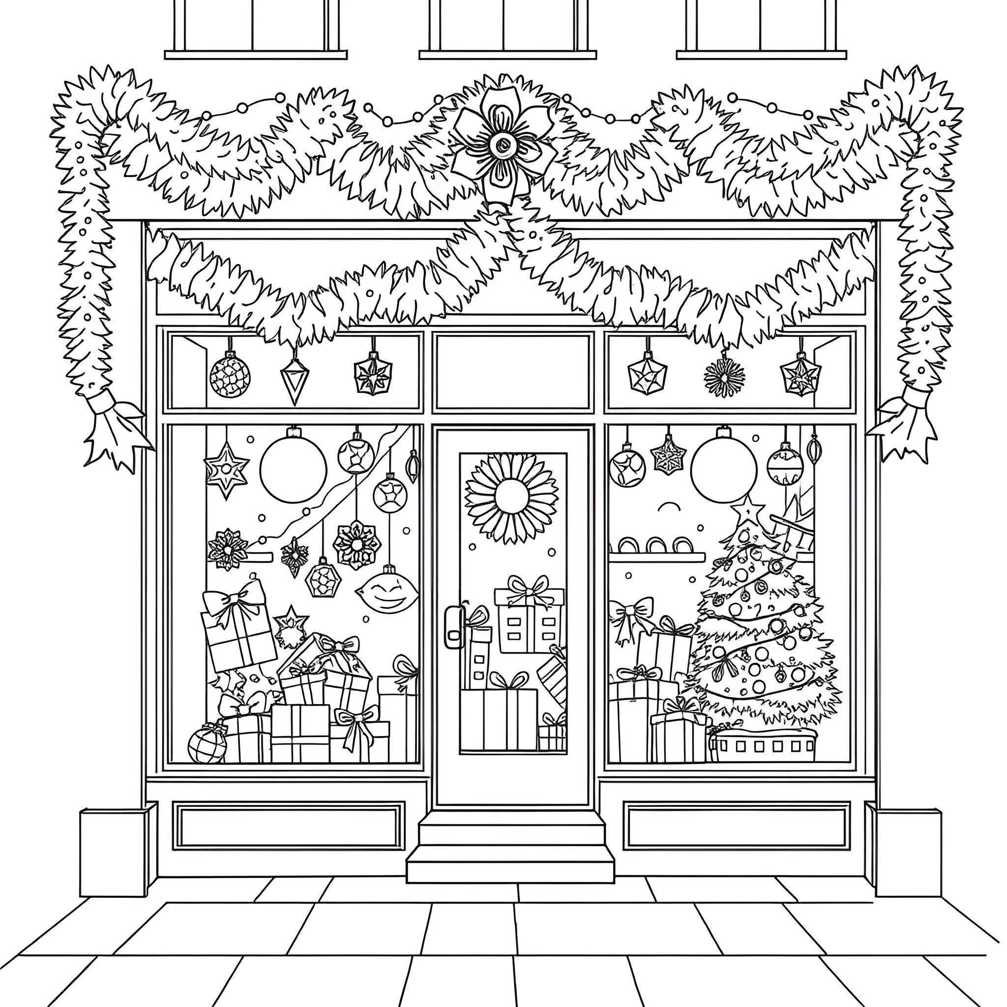 Best Storefront Coloring Pages (Free Printable PDF)