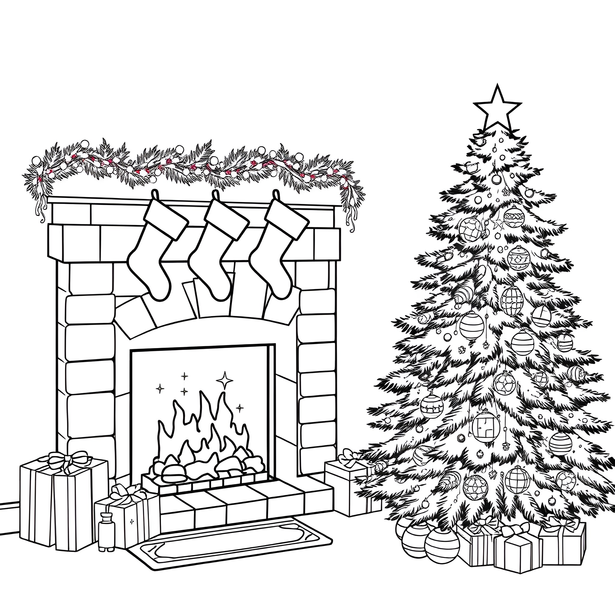 Best Christmas Coloring Pages (Free Printable PDF)