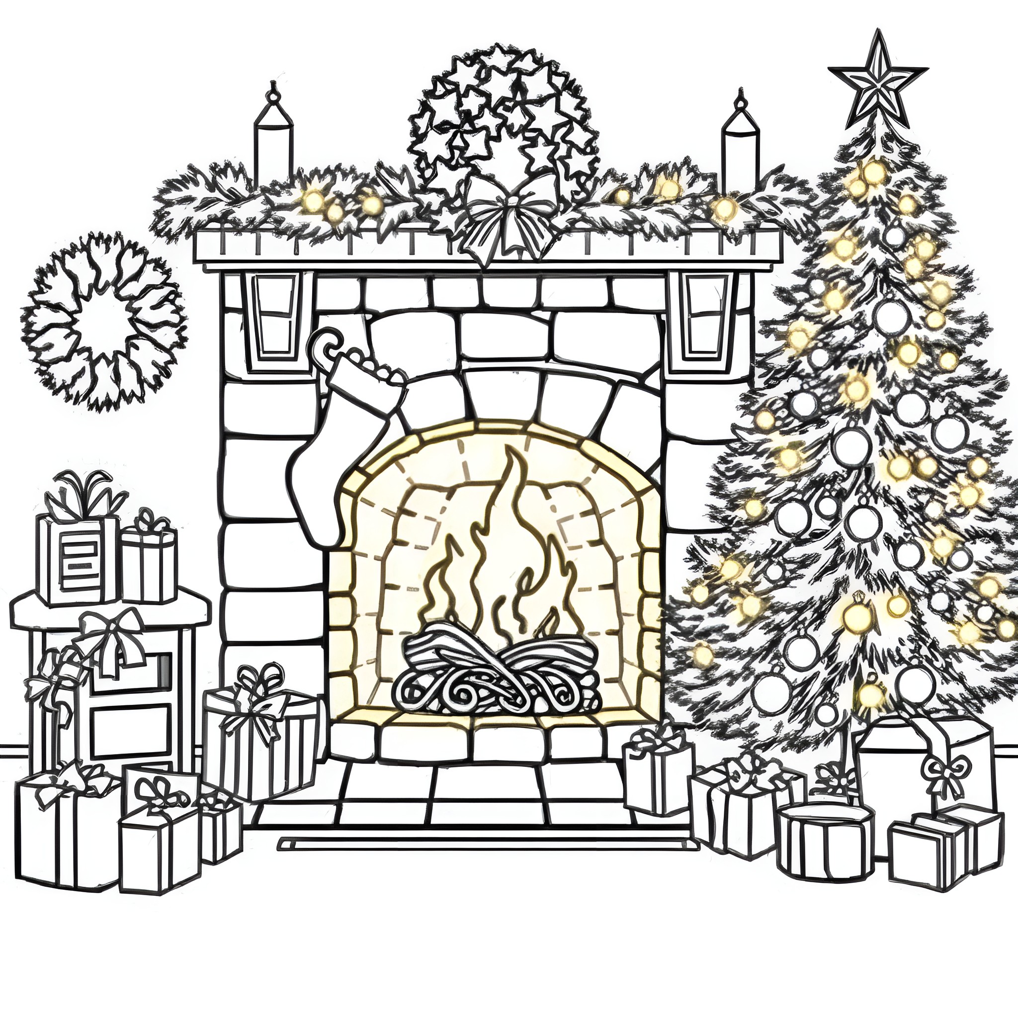 Best Christmas Coloring Pages (Free Printable PDF)