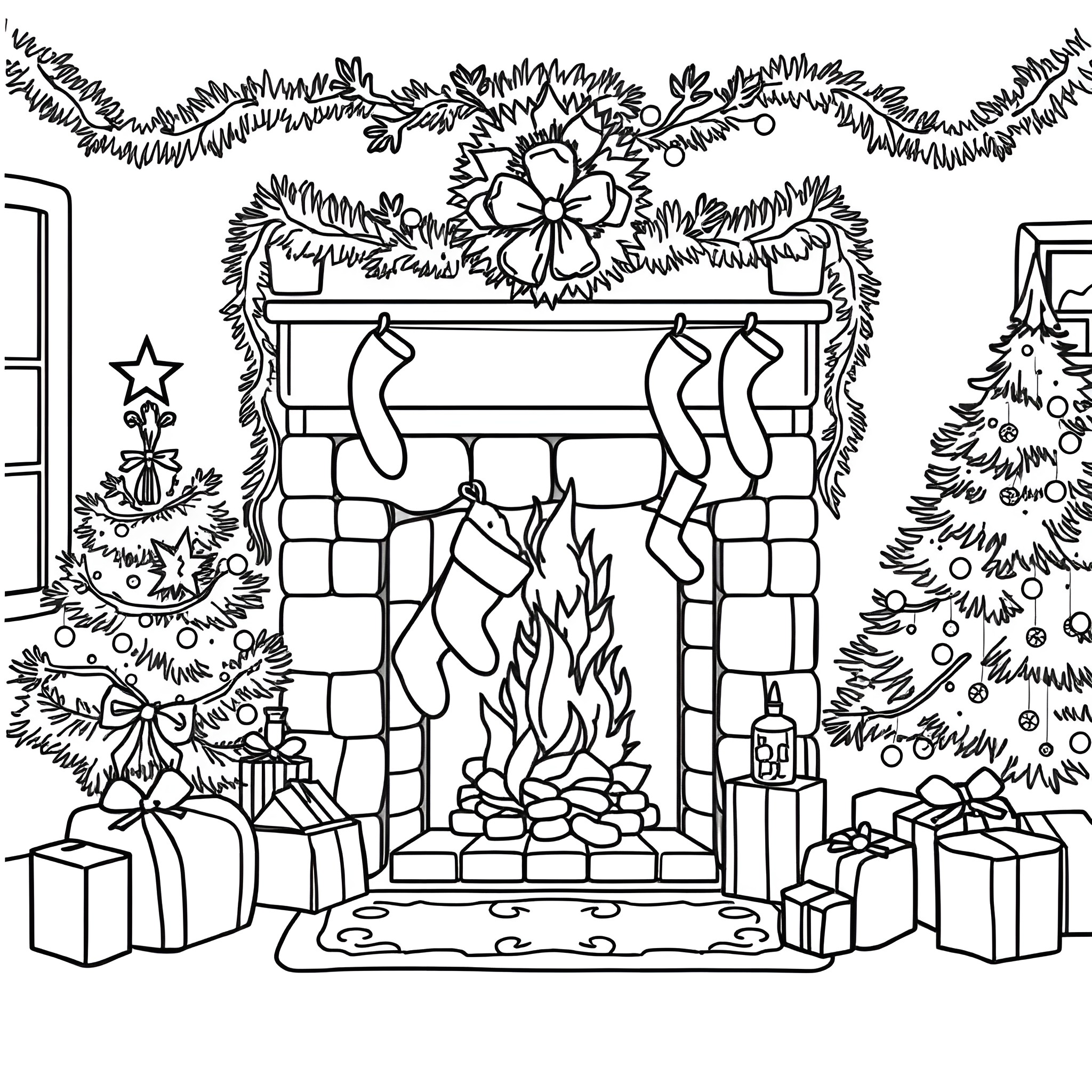 Best Christmas Coloring Pages (Free Printable PDF)