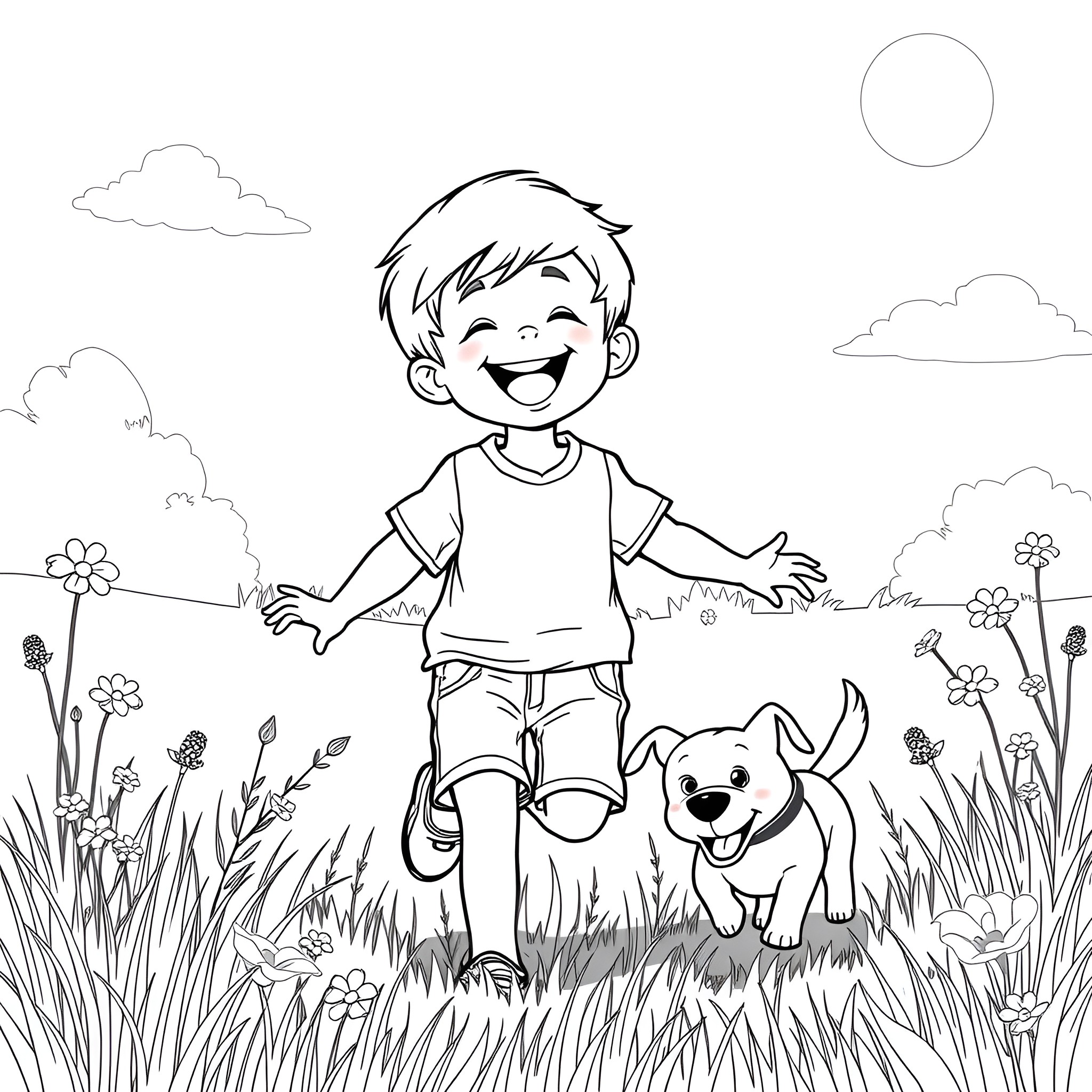 121 Best Boy Coloring Pages (Free Printable PDFs)