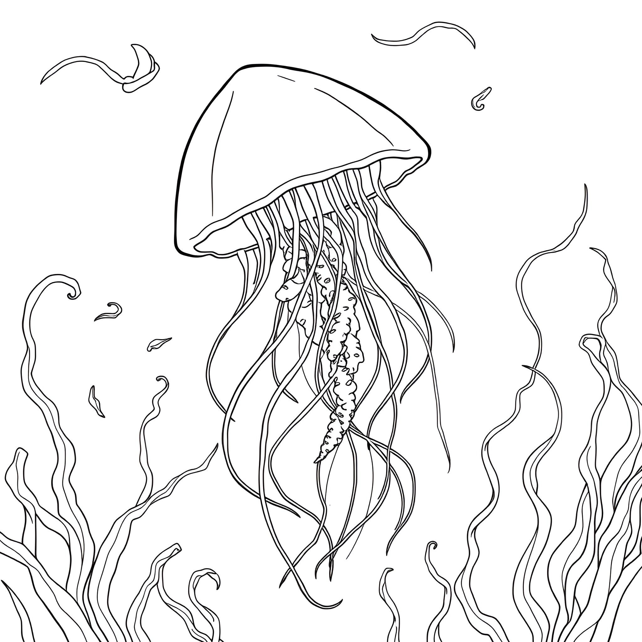 Best Jellyfish Coloring Pages (Free Printable PDF)