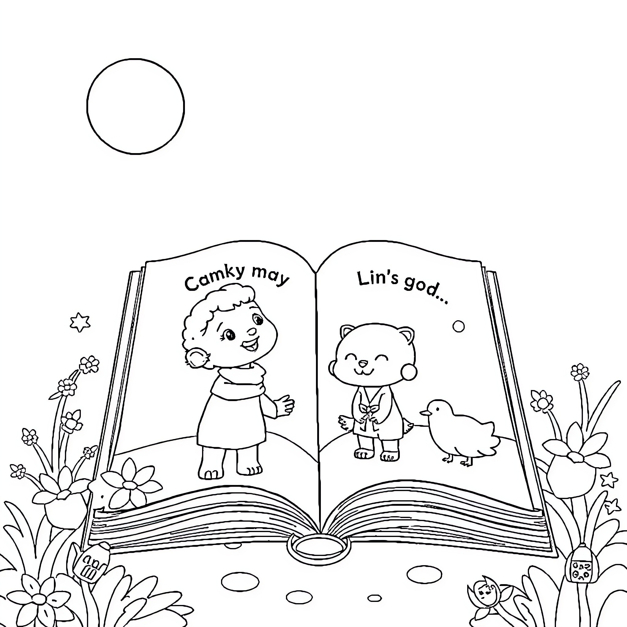 Best Book Coloring Pages (Free Printable PDF)