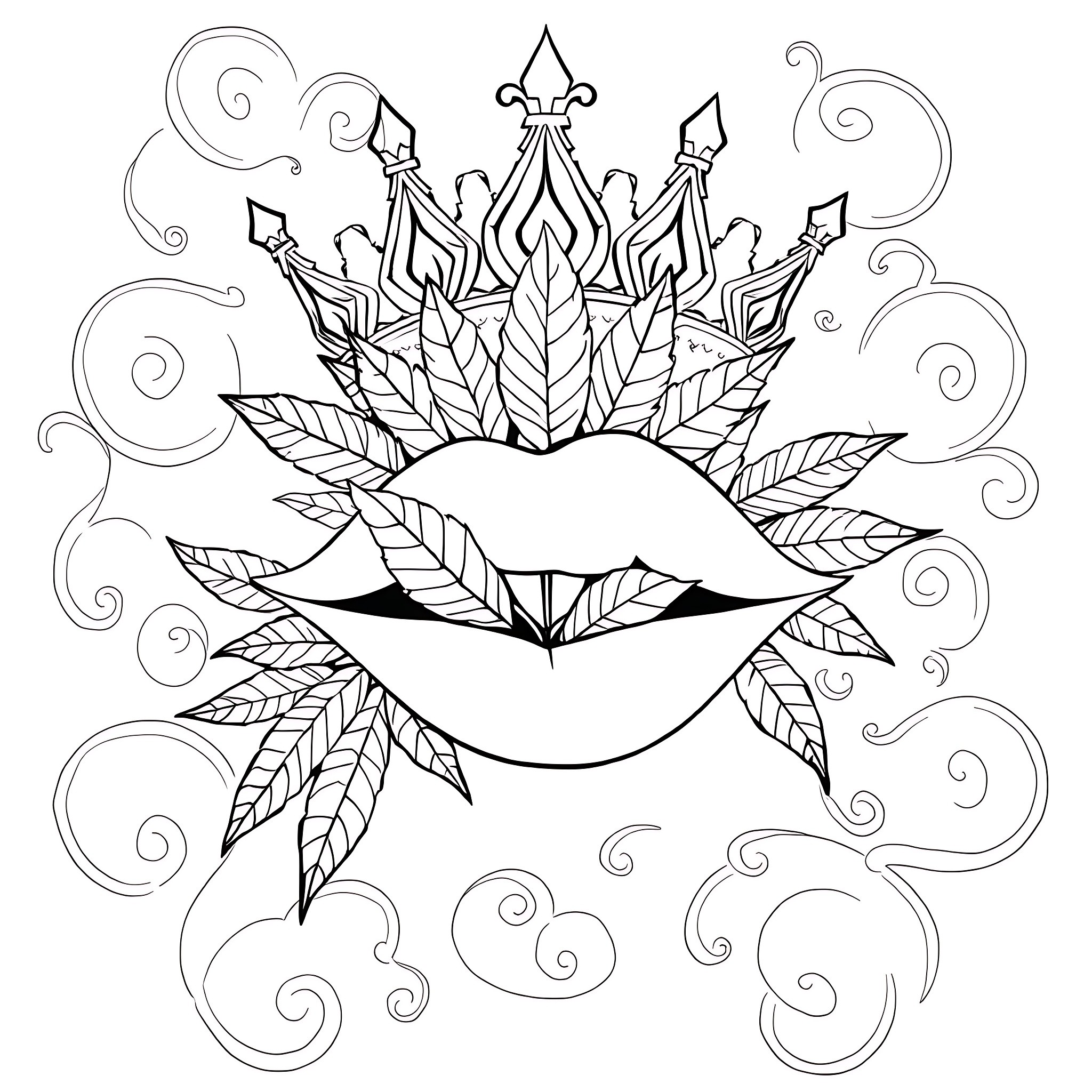 Best Lips Coloring Pages (Free Printable PDF)
