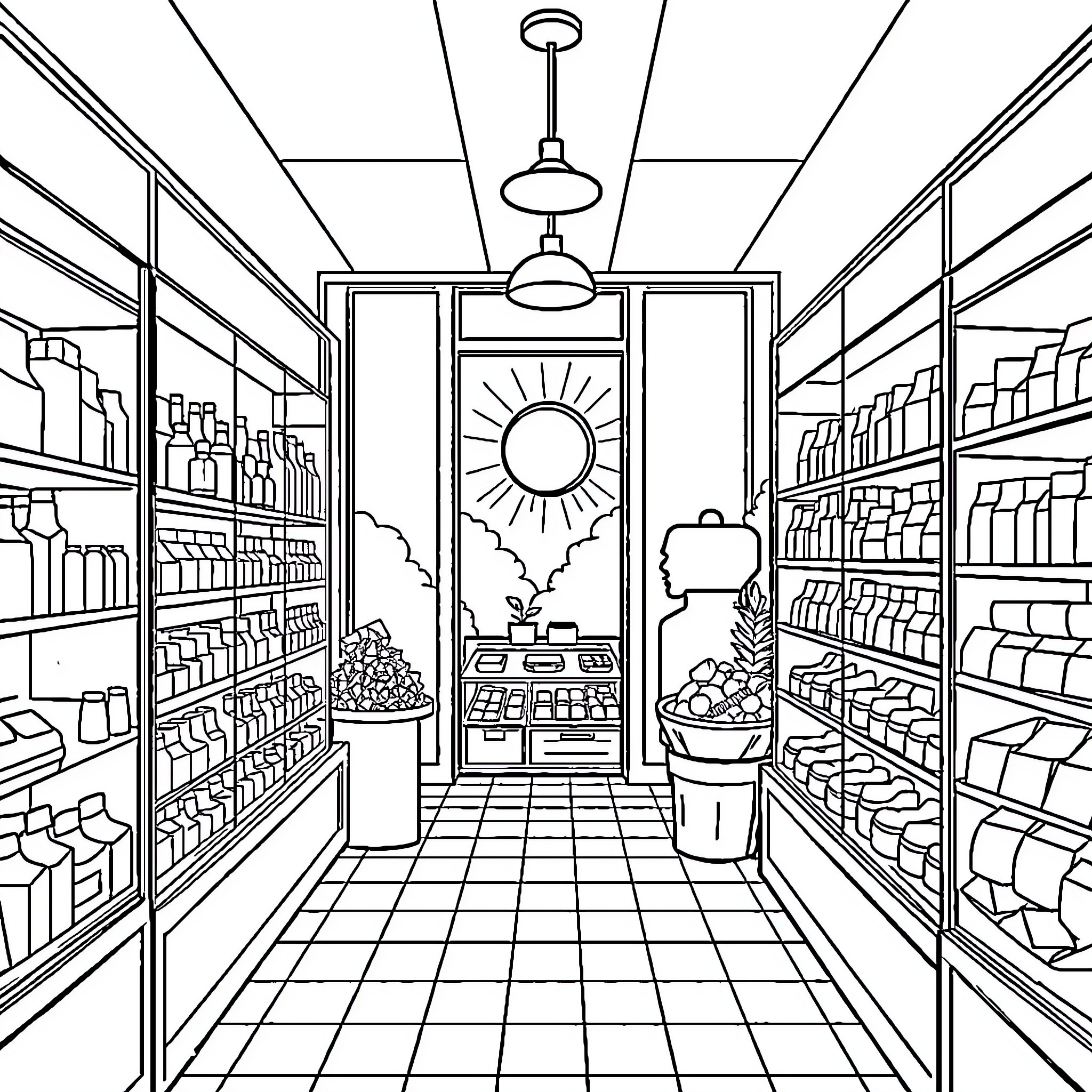 Best Glass Store Coloring Pages (Free Printable PDF)