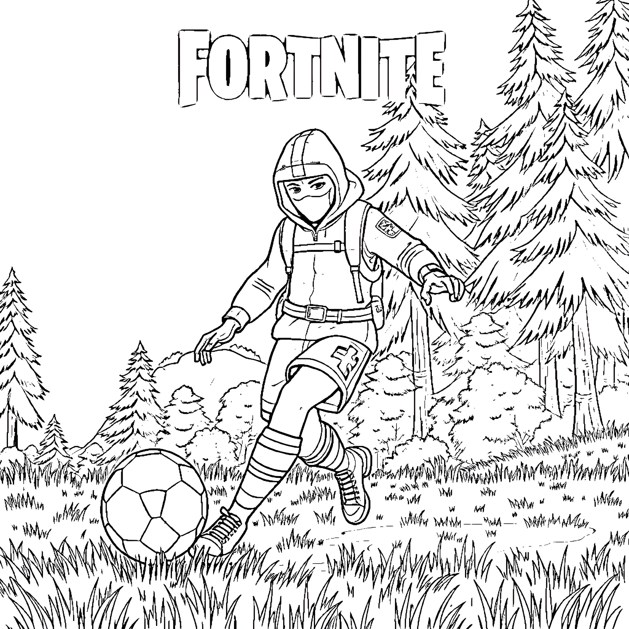 Best Fortnite Character Coloring Pages (Free Printable PDF)