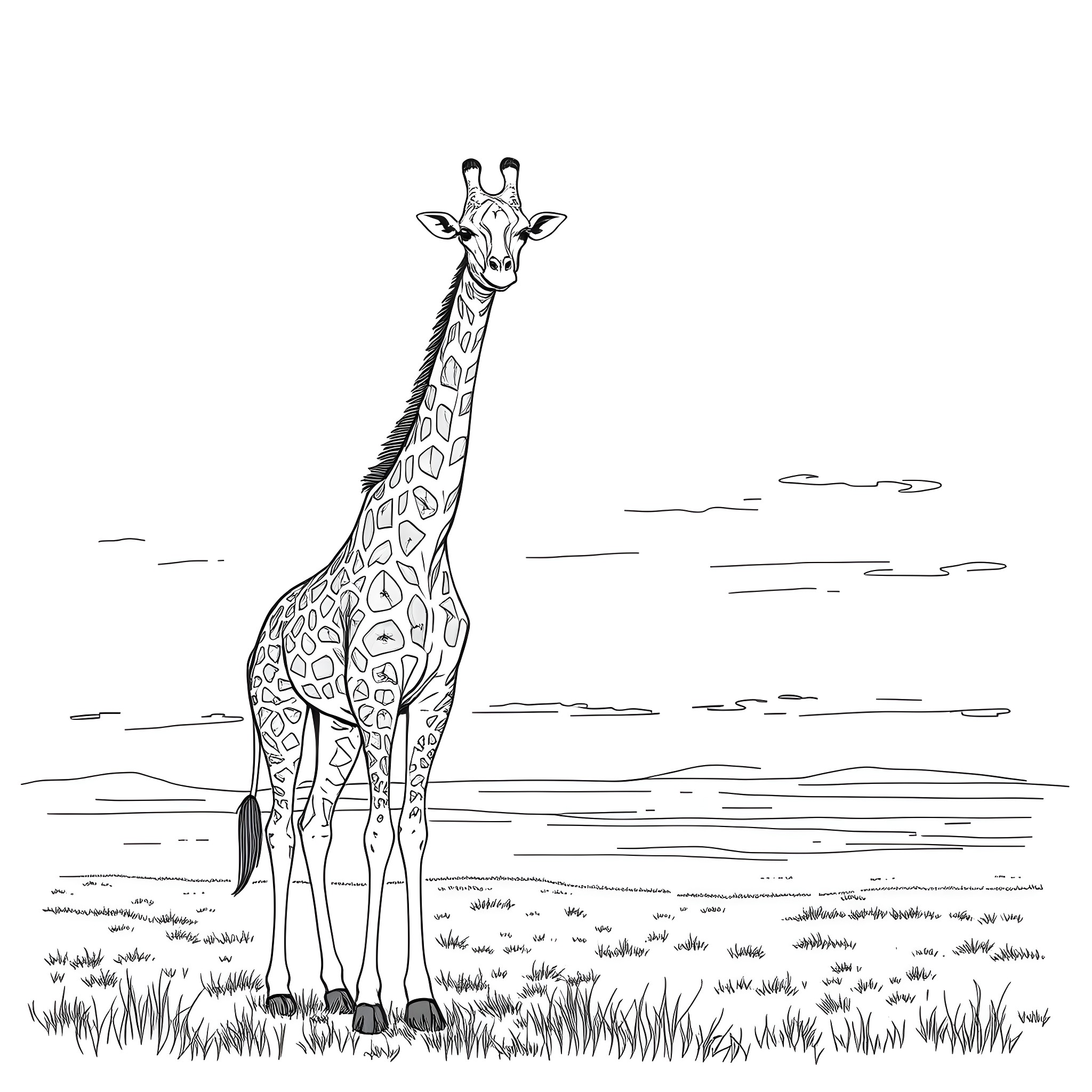 47 Best Giraffe Coloring Pages (Free Printable PDFs)