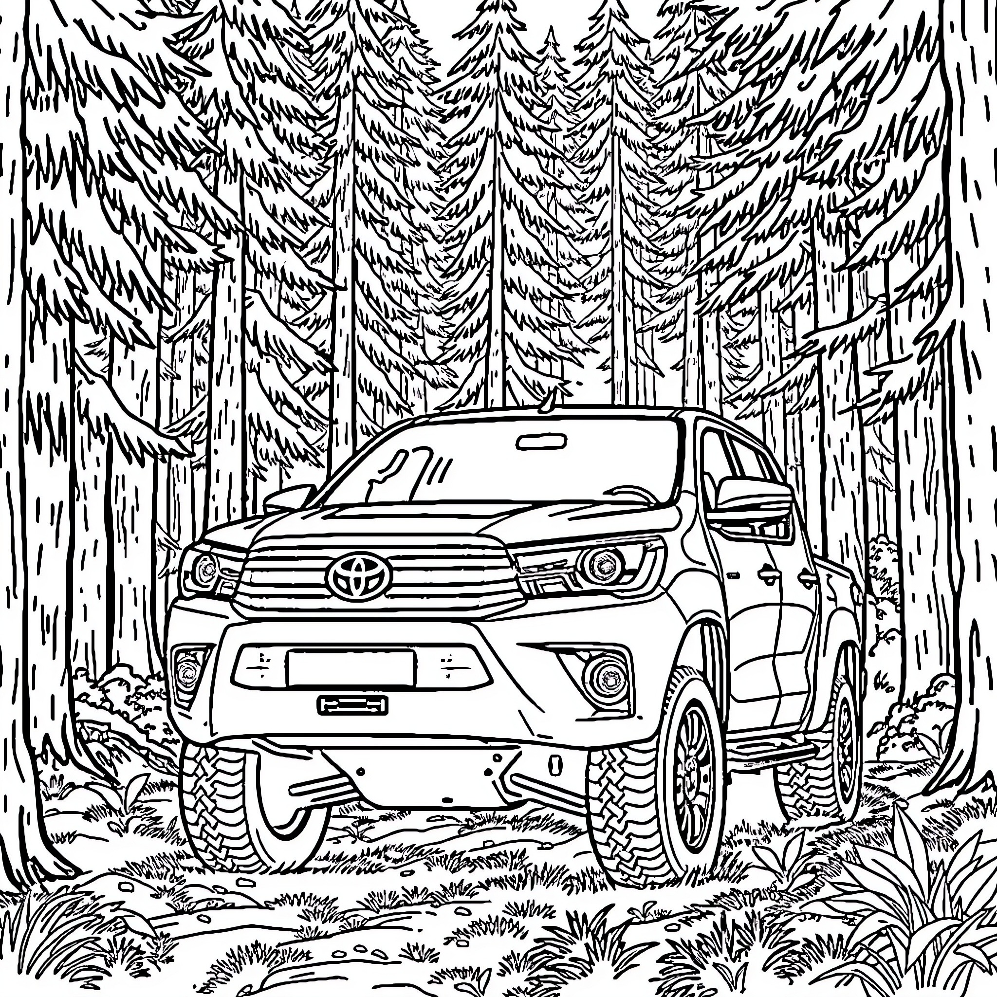 Best Toyota Hilux Coloring Pages (Free Printable PDF)