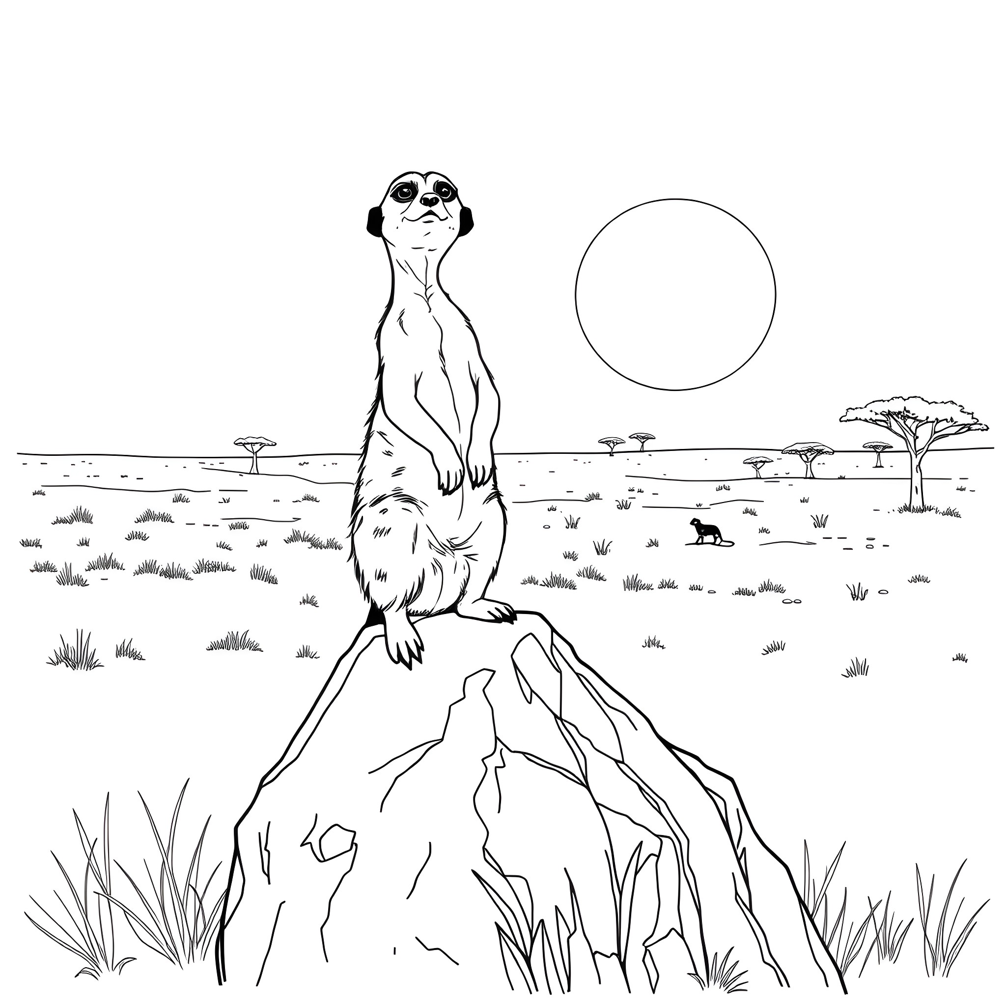 Best Meerkat Coloring Pages (Free Printable PDF)
