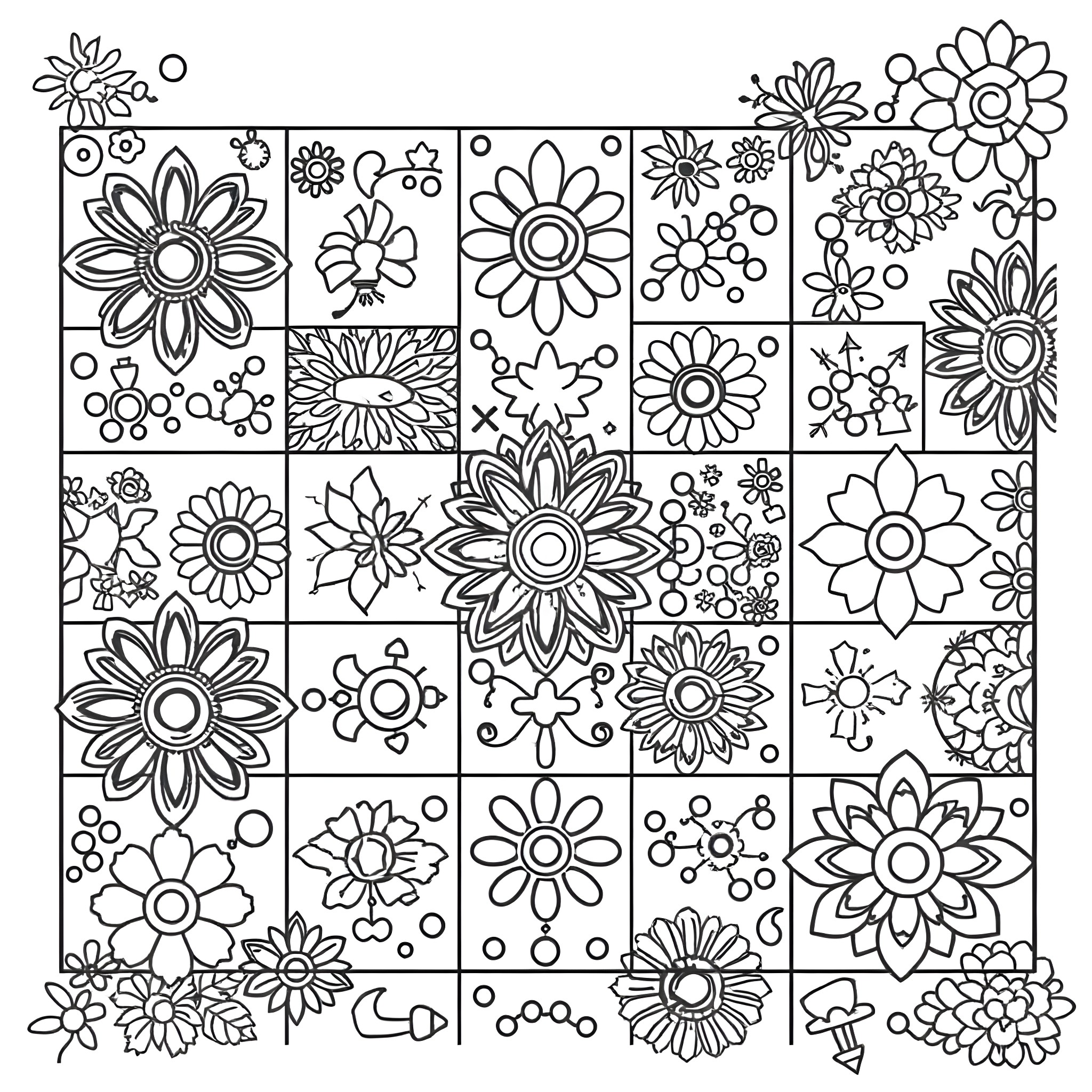 120 Best Patchwork Coloring Pages (Free Printable PDFs)