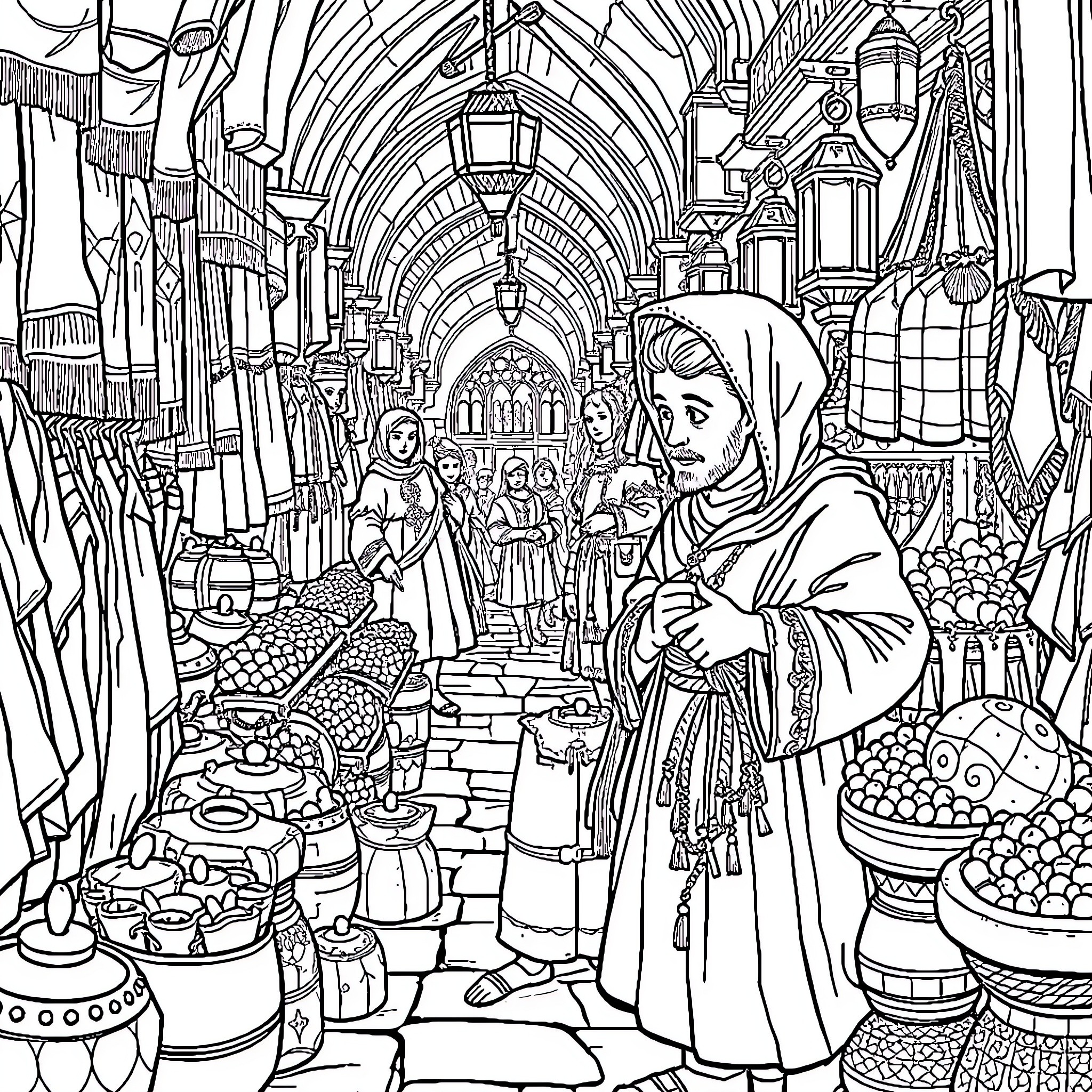 Best Merchant Coloring Pages (Free Printable PDF)