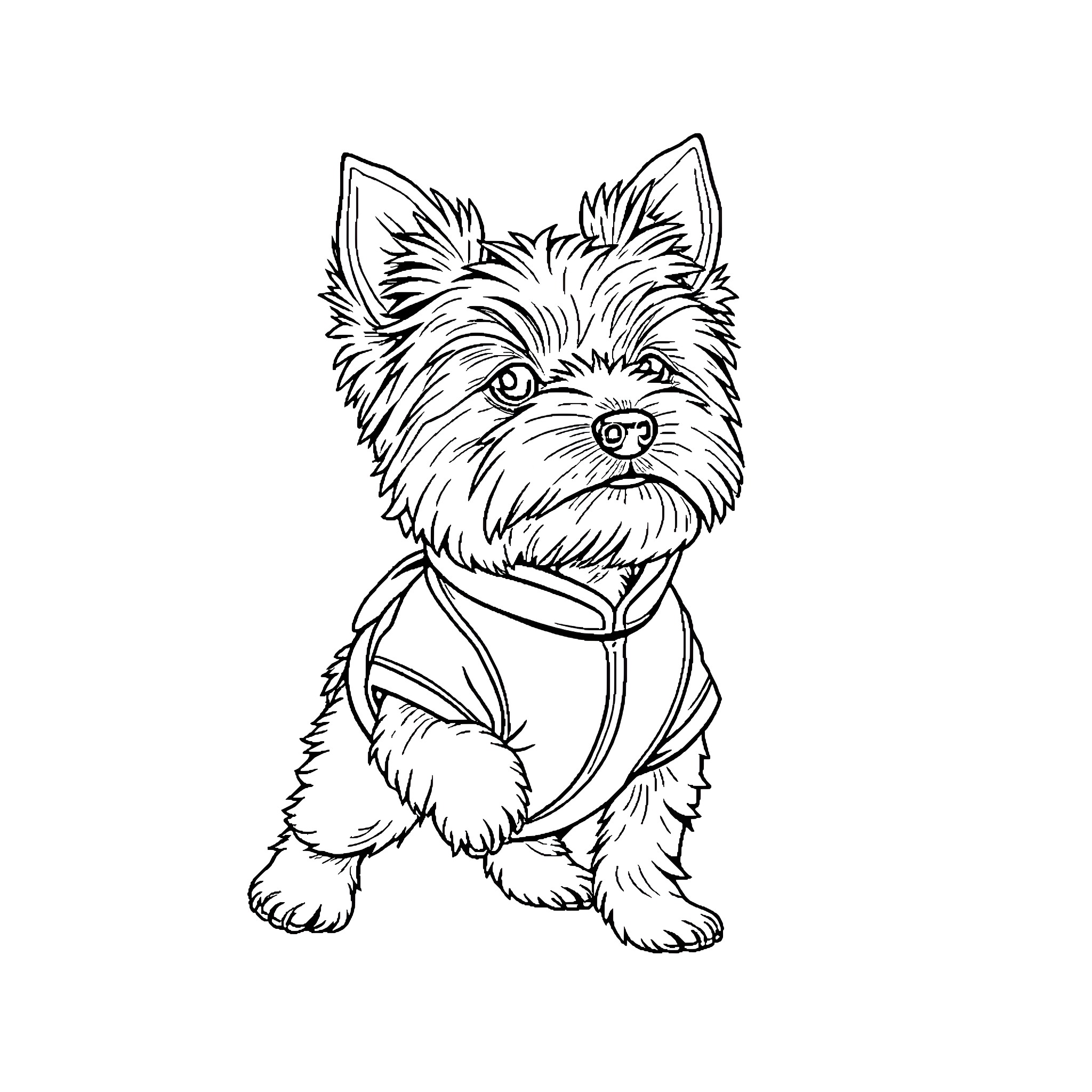 44 Best Yorkie Coloring Pages (Free Printable PDFs)
