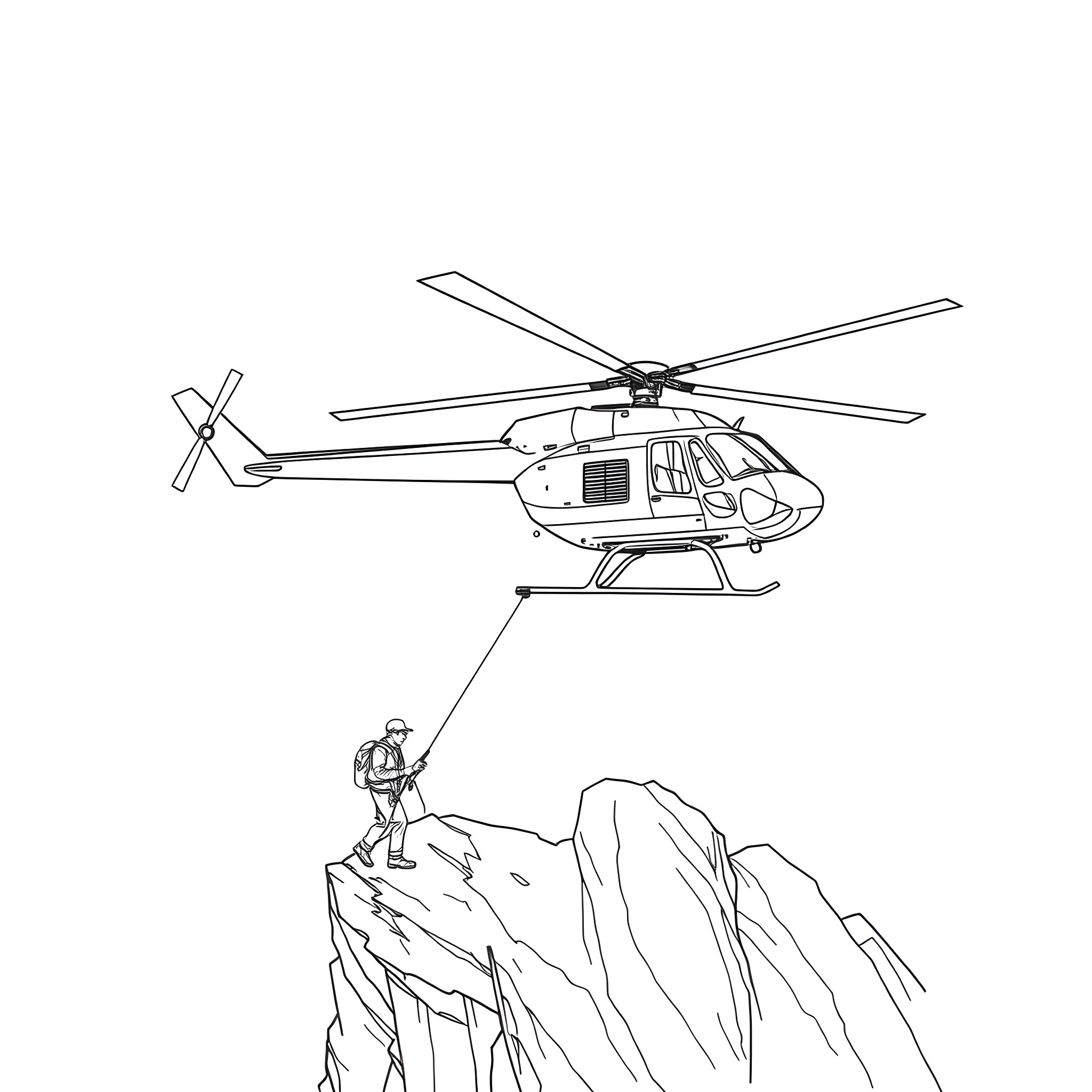 18 Best Helicopter Coloring Pages (Free Printable PDFs)