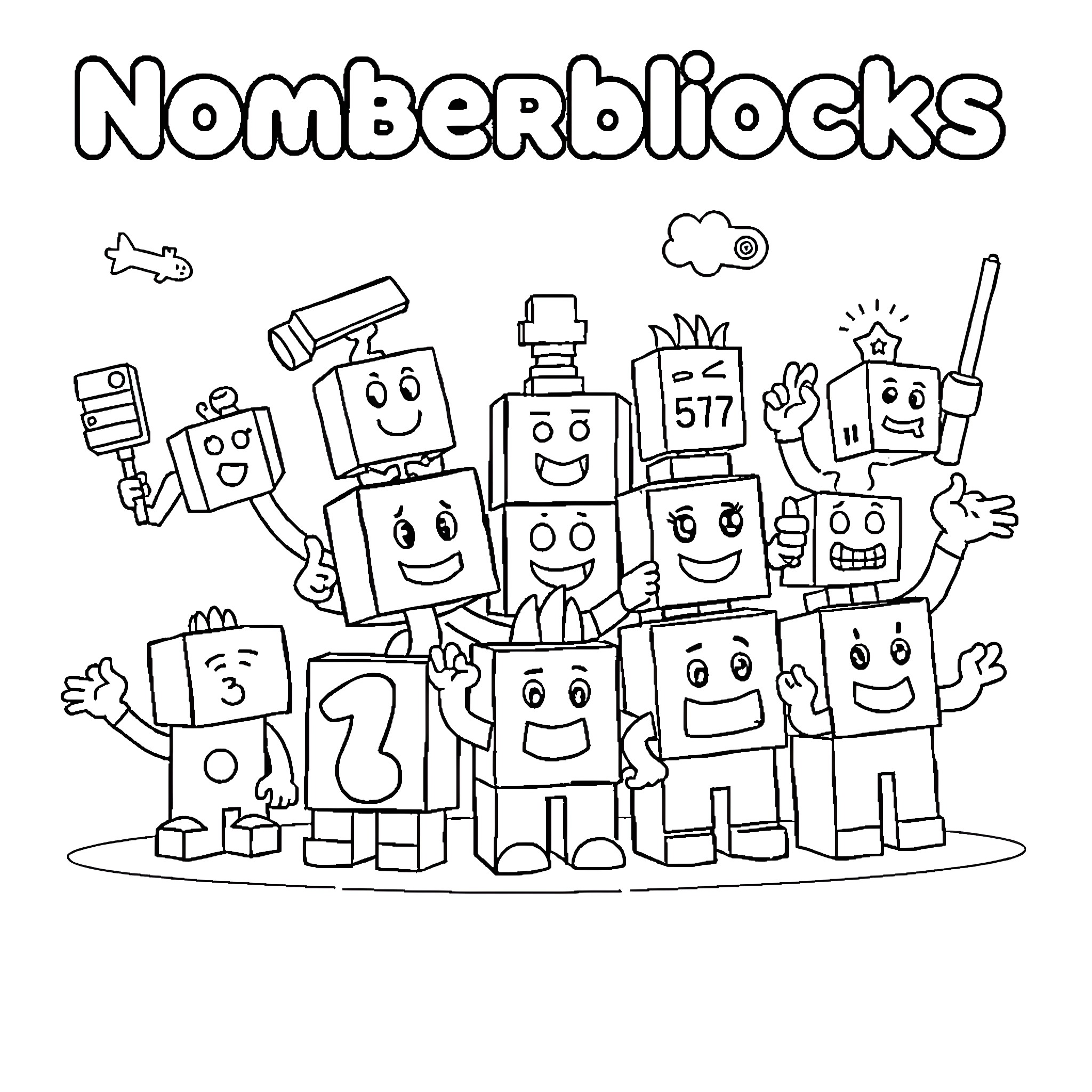 9 Best Numberblocks Coloring Pages (Free Printable PDFs)
