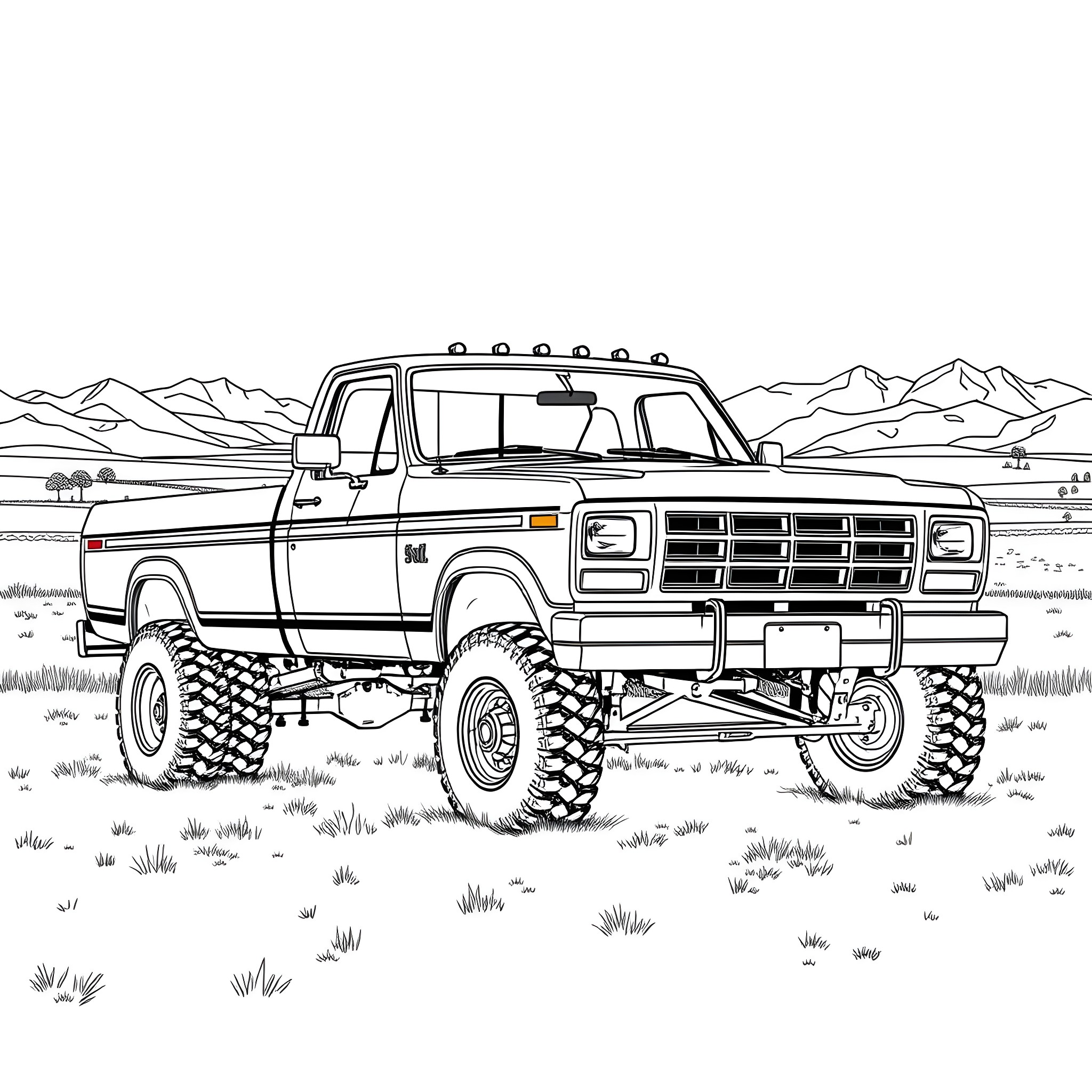Best Ford Dually Dump Coloring Pages (Free Printable PDF)
