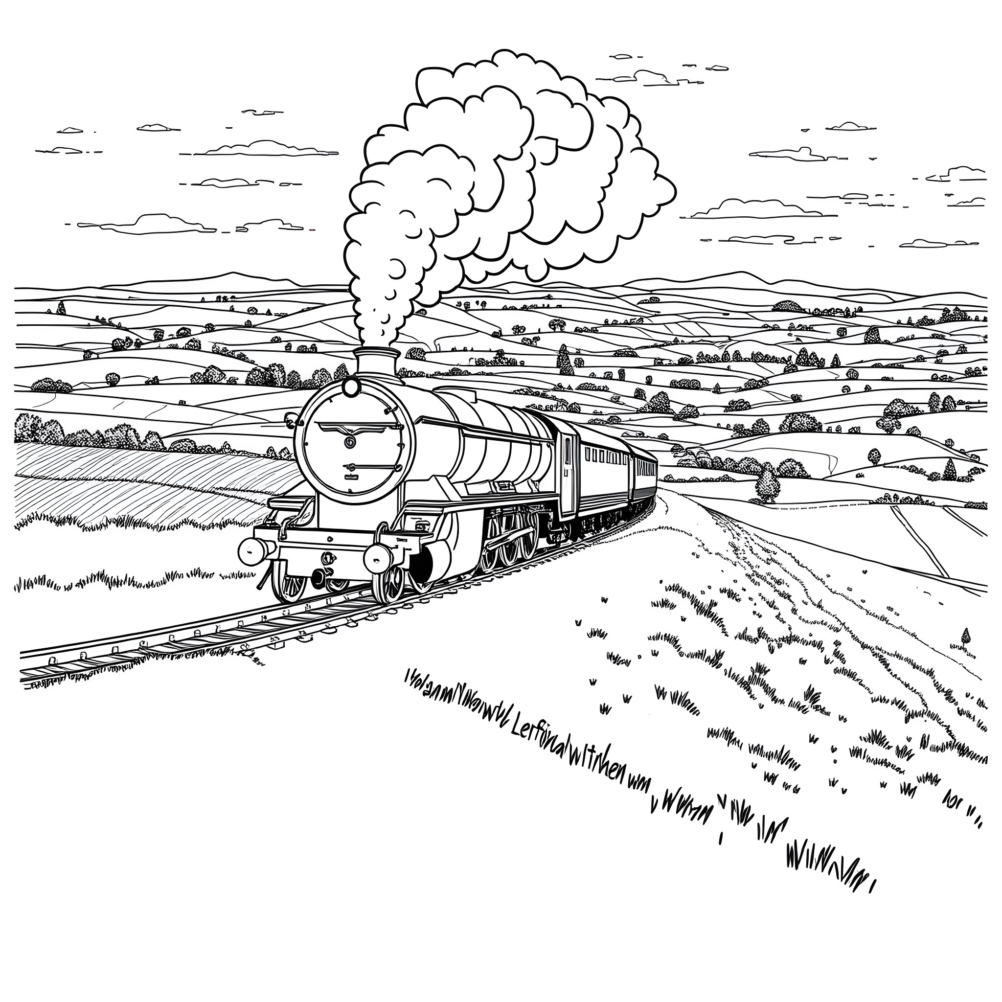 Best Flying Scotsman Coloring Pages (Free Printable PDF)