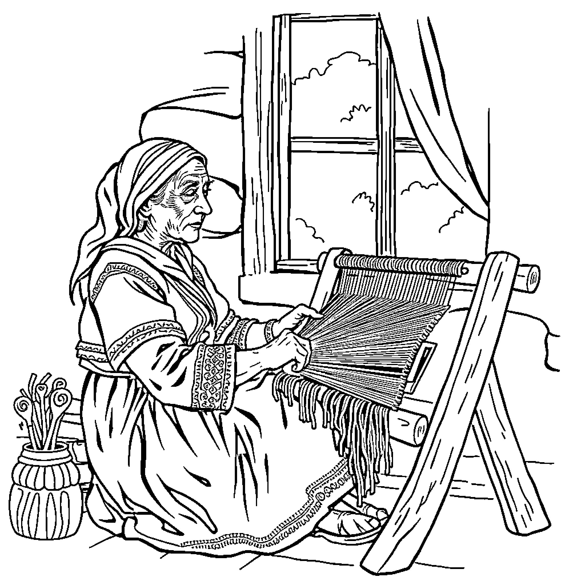 Best Woman Coloring Pages (Free Printable PDF)