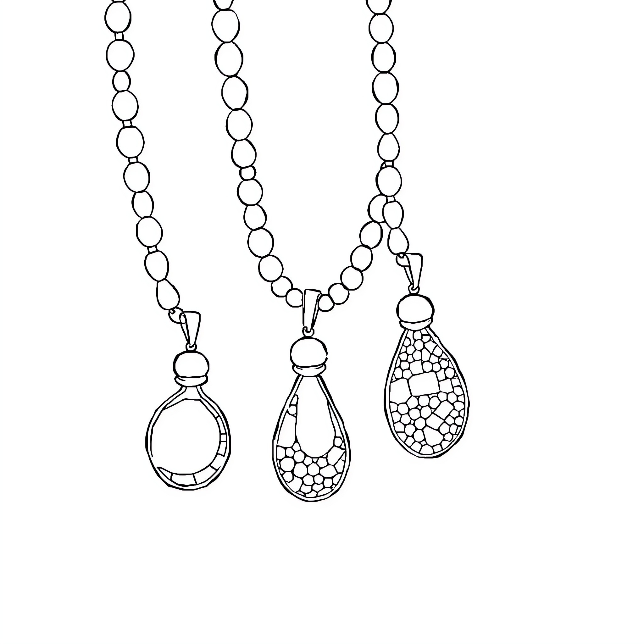 Best Pearl Pendant Coloring Pages (Free Printable PDF)