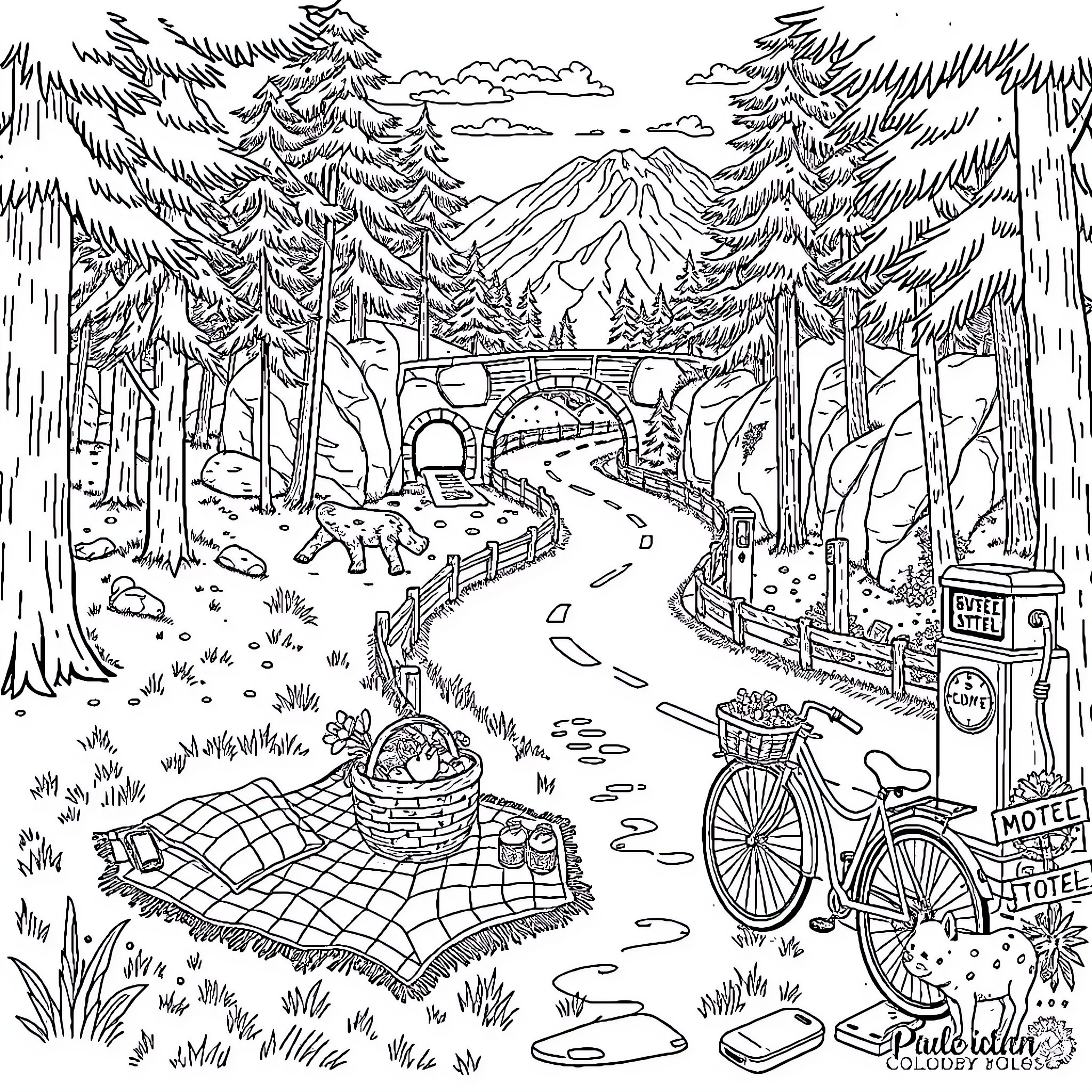 Best Roadside Discovery Coloring Pages (Free Printable PDF)