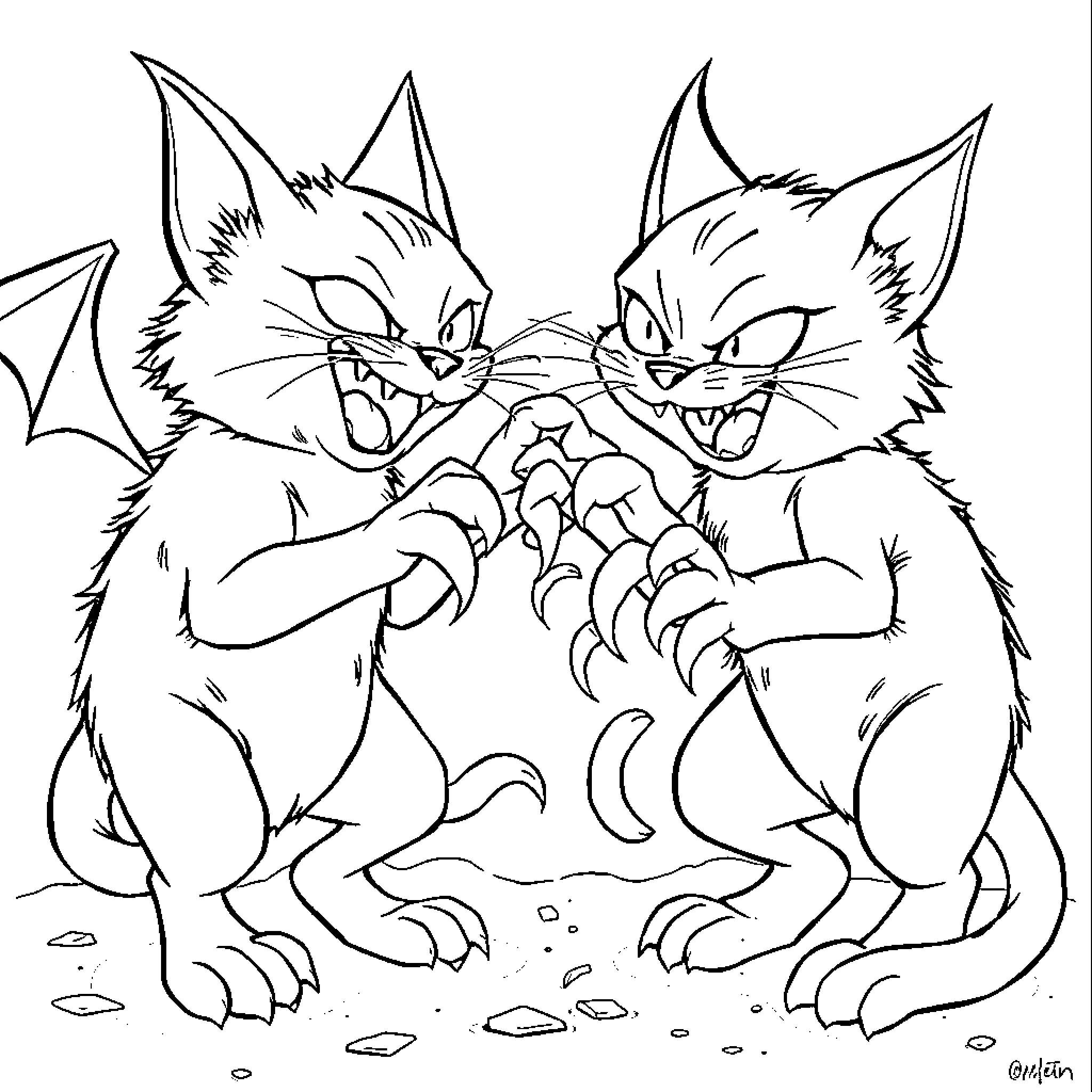 Best Vampire Cat Coloring Pages (Free Printable PDF)