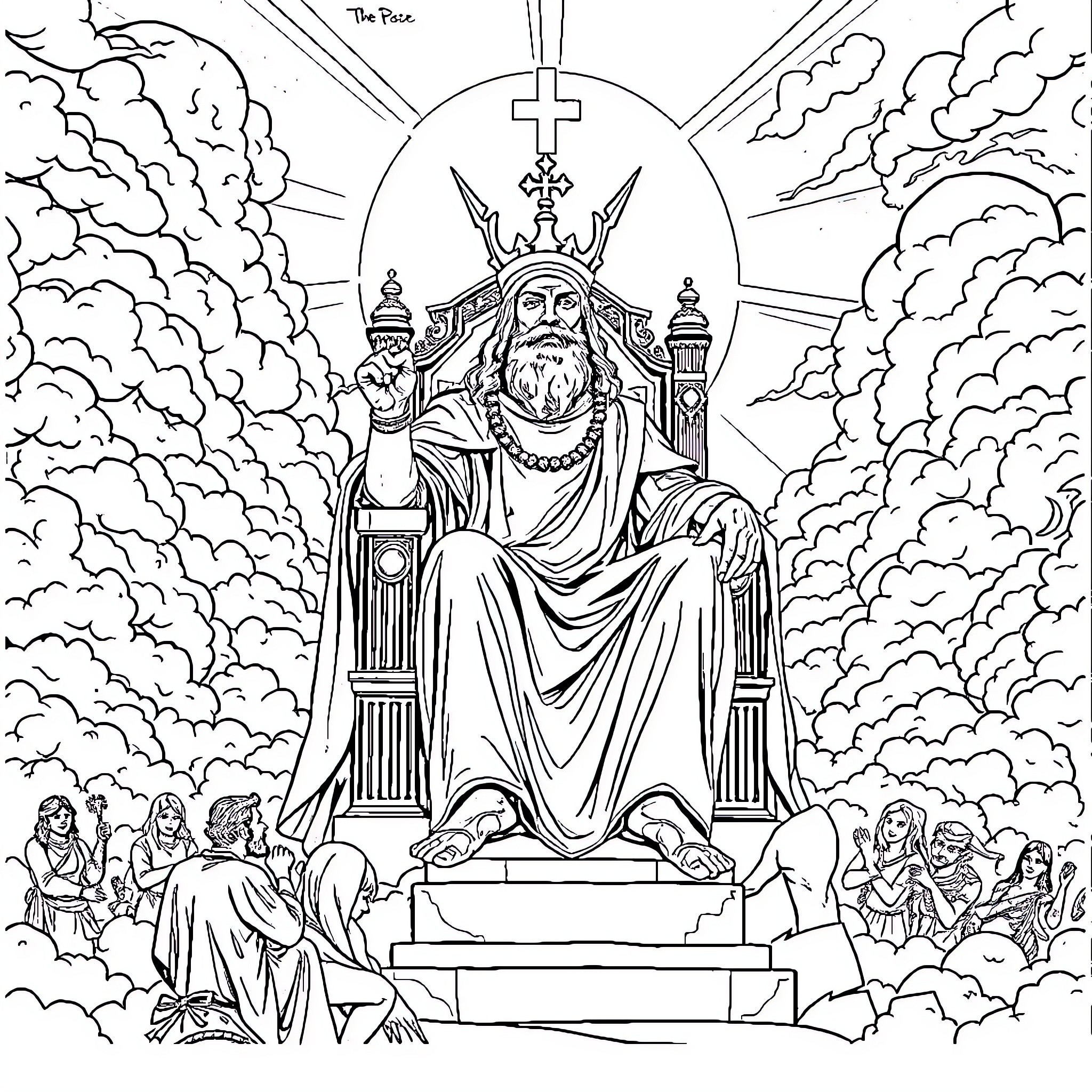 117 Best God Coloring Pages (Free Printable PDFs)