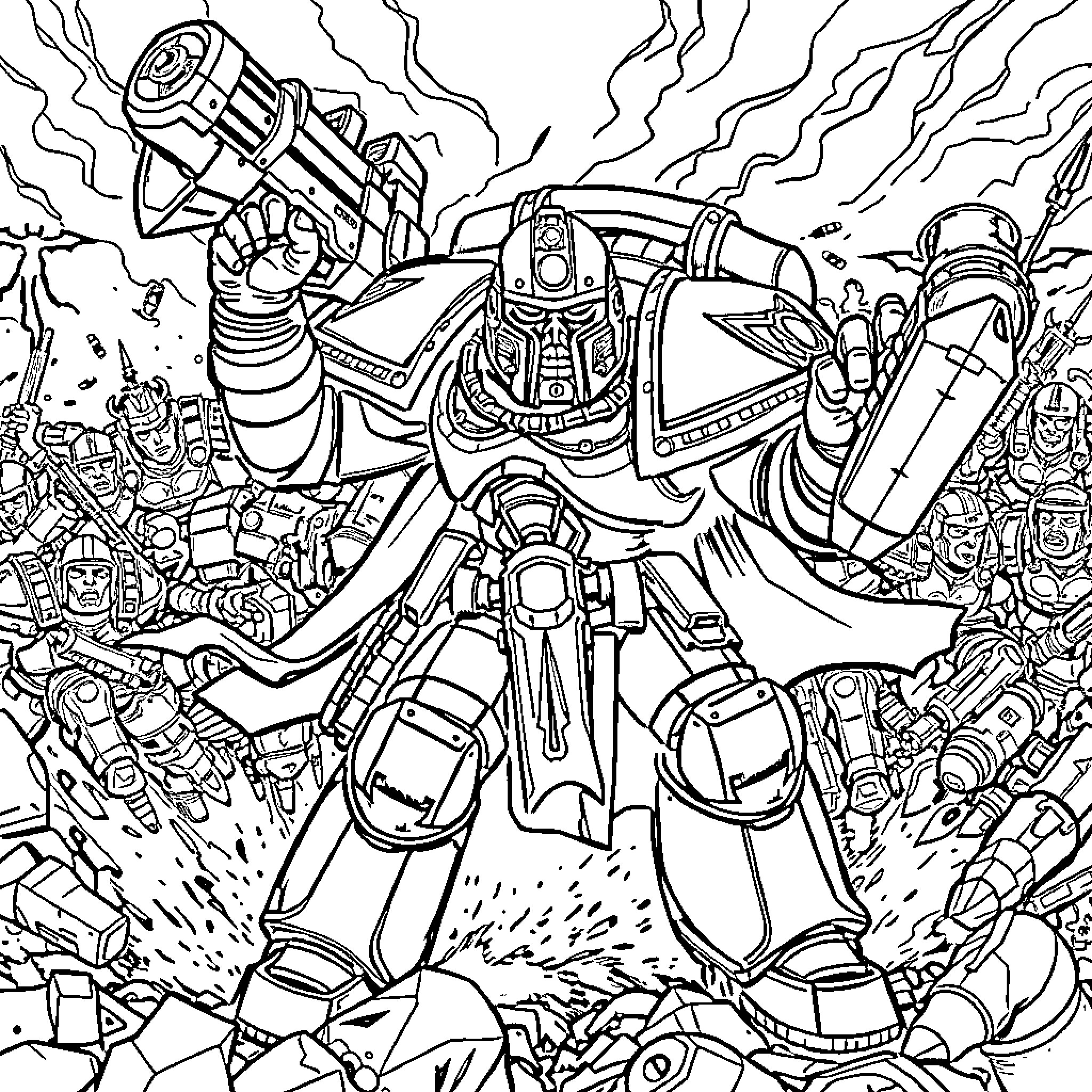 Best Space Marine Coloring Pages (Free Printable PDF)