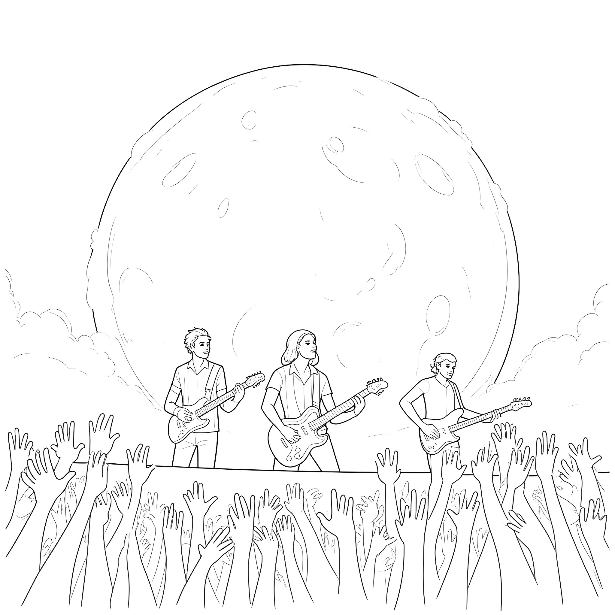 1 Best Rock Band Coloring Pages (Free Printable PDFs)