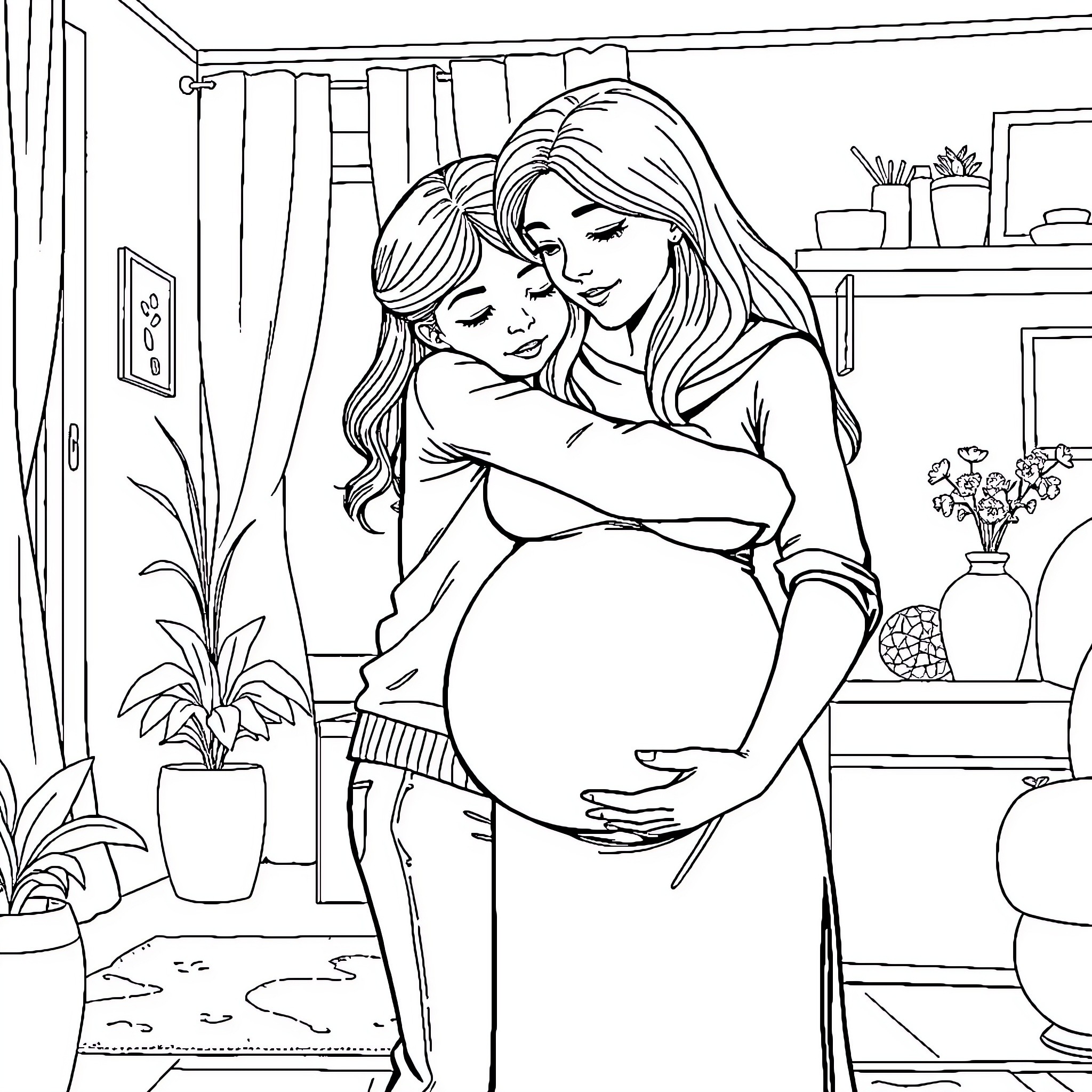 Best Mom Coloring Pages (Free Printable PDF)