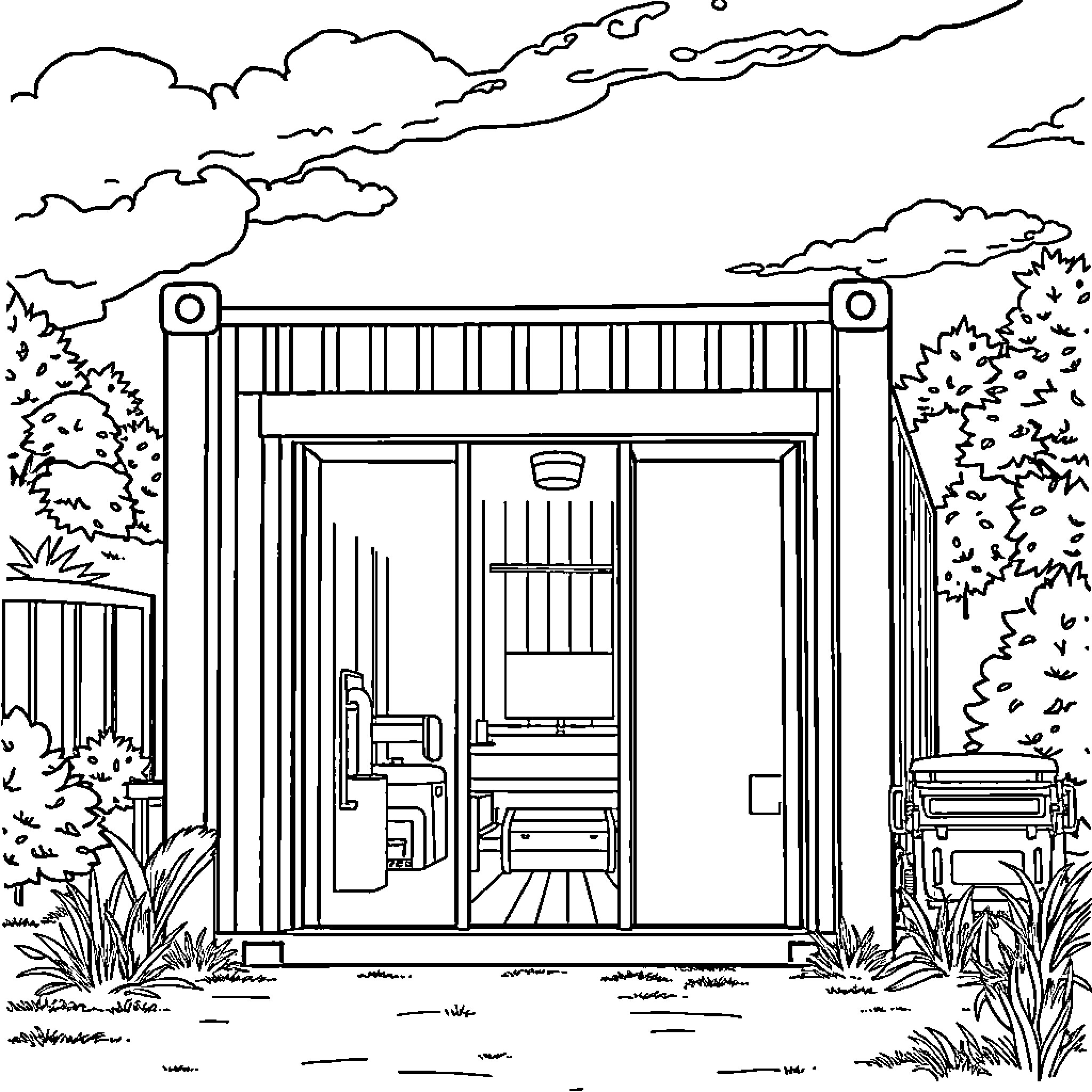 Best Shipping Container Coloring Pages (Free Printable PDF)