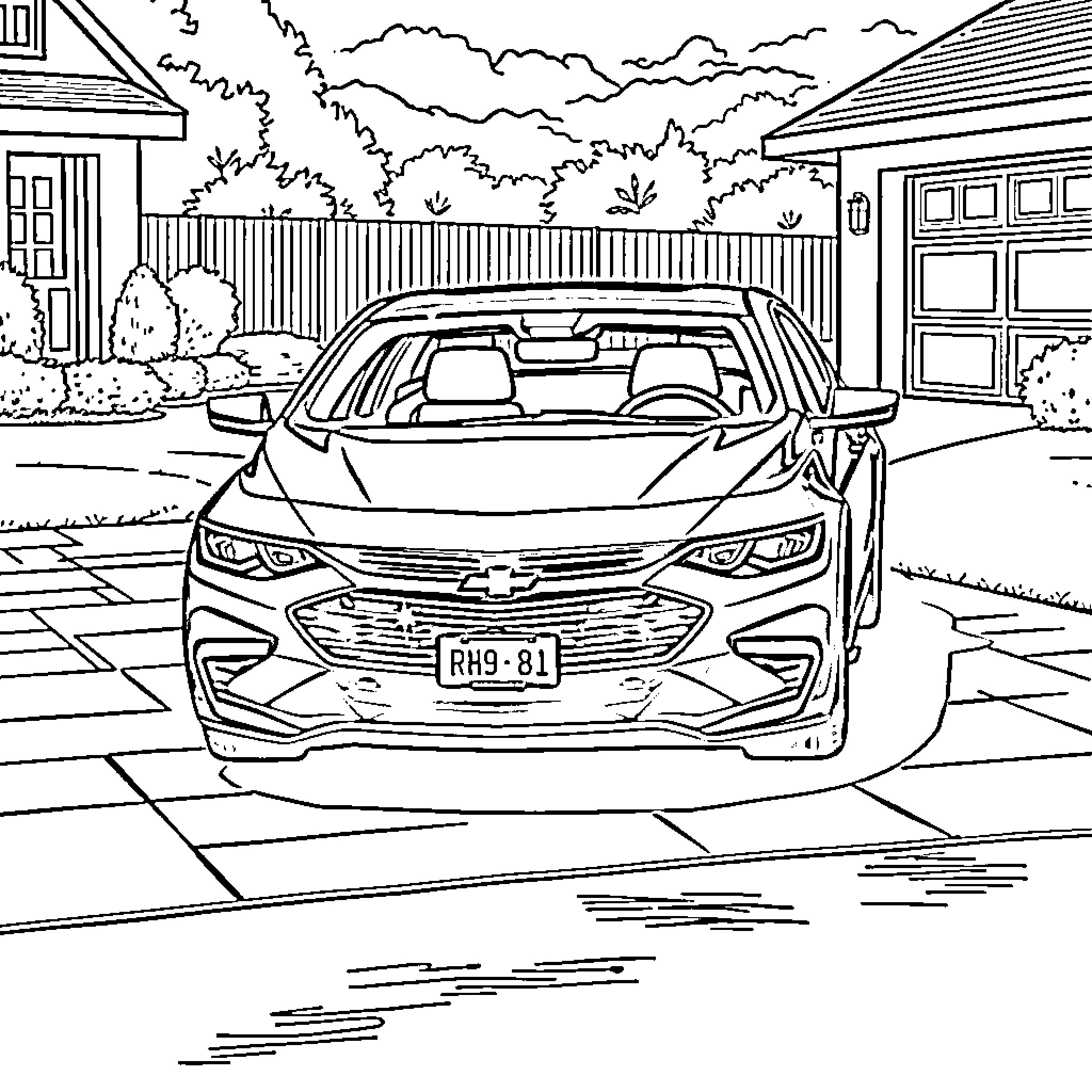 Best Chevy Malibu Coloring Pages (Free Printable PDF)