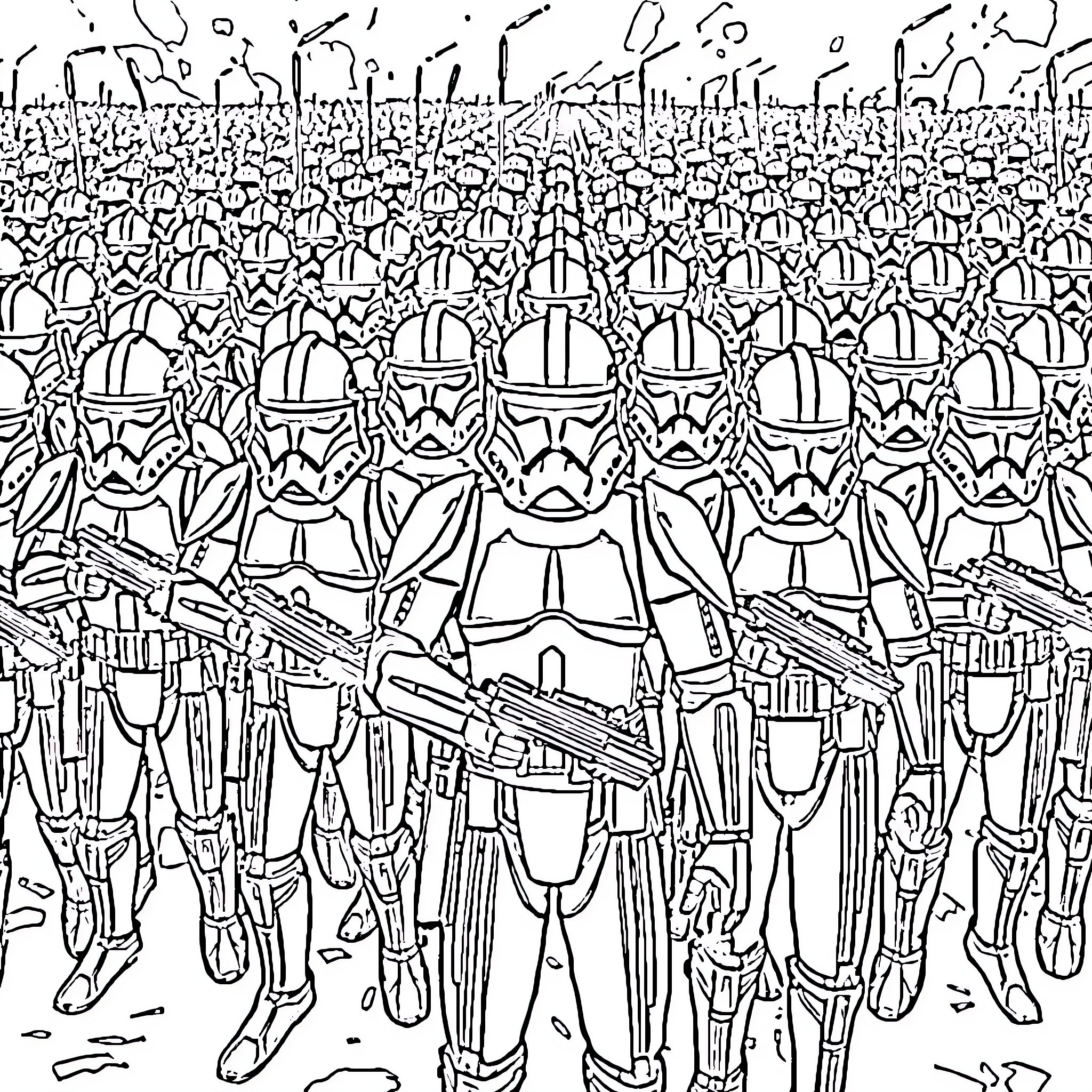 Best Clone Coloring Pages (Free Printable PDF)