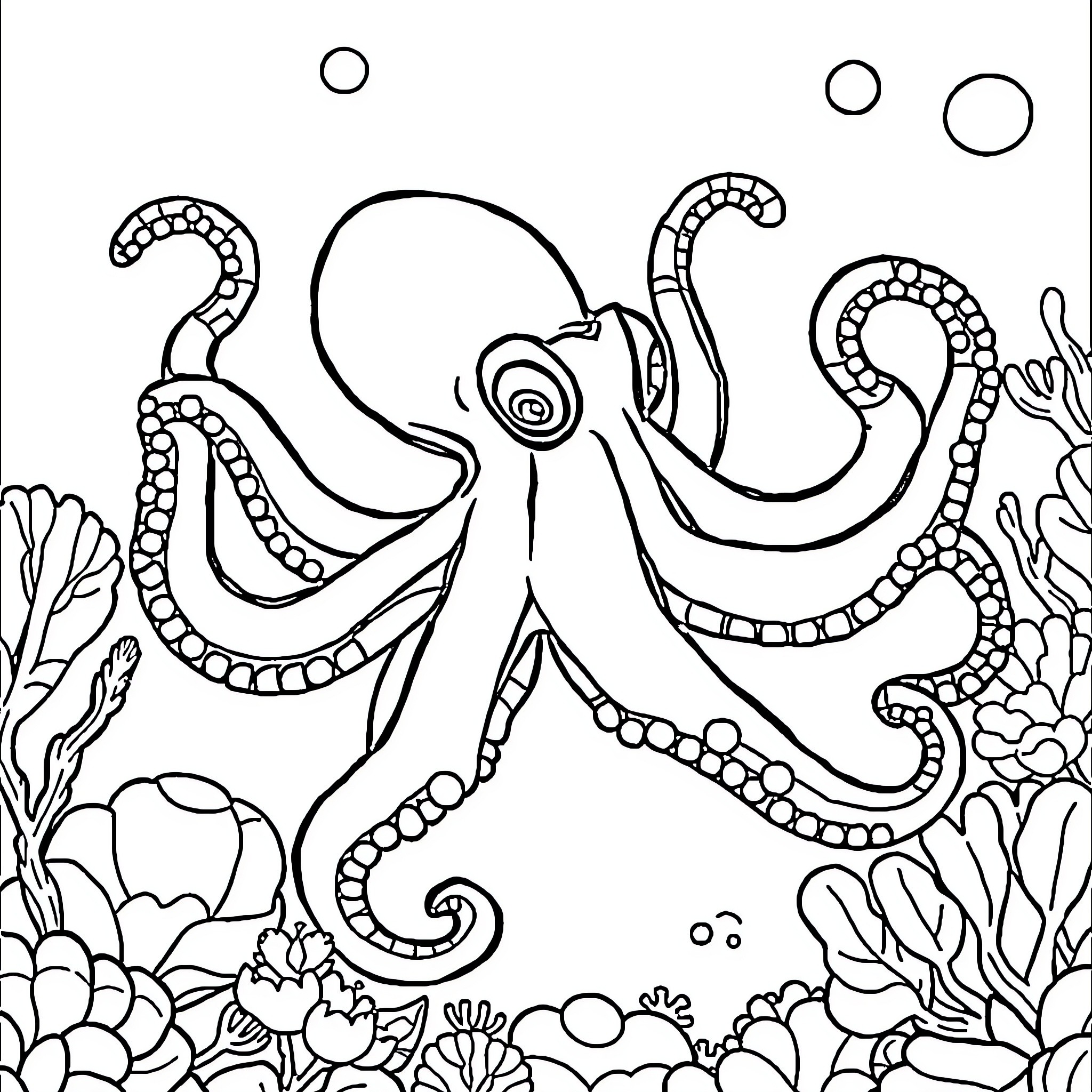 Best Octopus Coloring Pages (Free Printable PDF)
