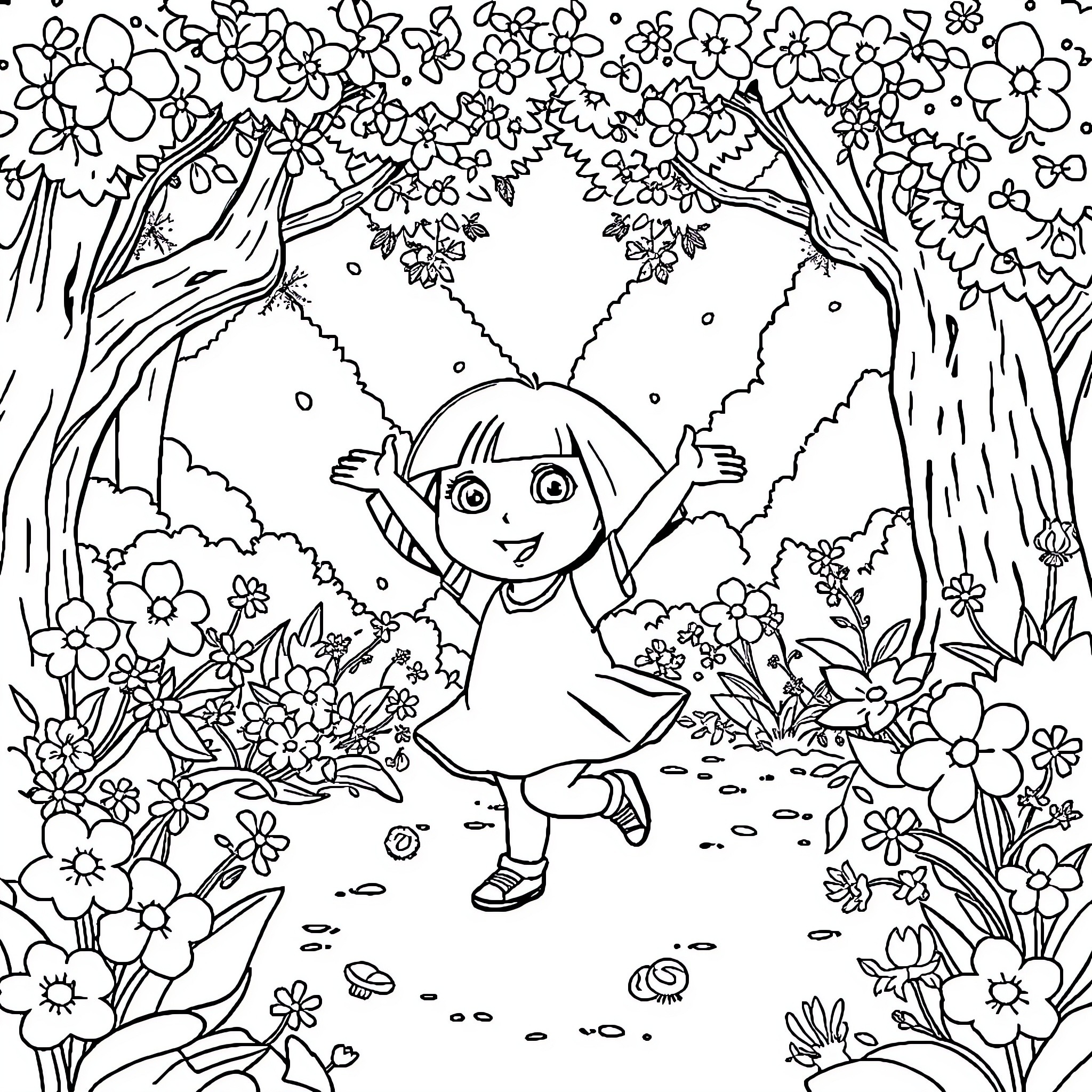 155 Best Dora Coloring Pages (Free Printable PDFs)