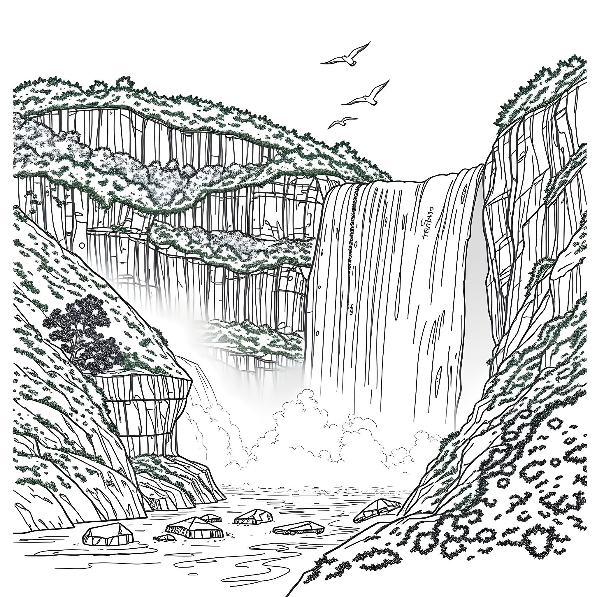 Best Niagara Coloring Pages (Free Printable PDF)