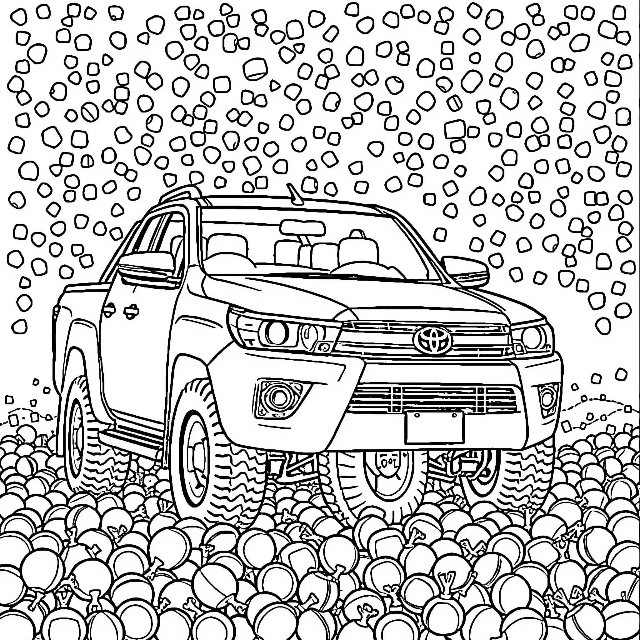 Best Toyota Hilux Coloring Pages (Free Printable PDF)